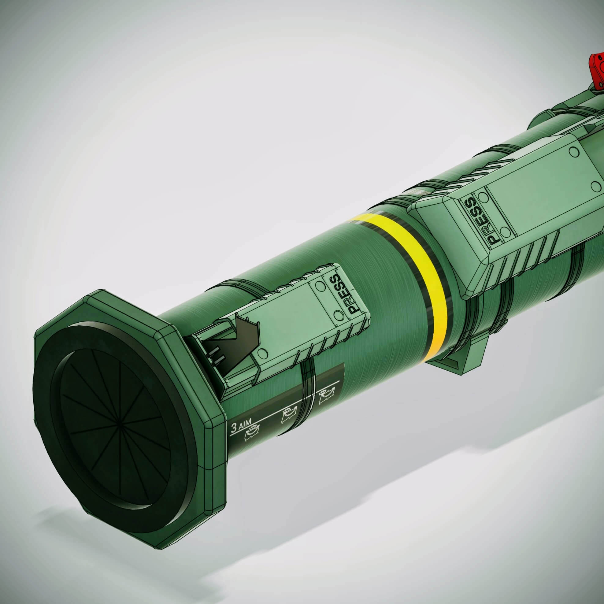 M136 AT-4 Rocket Launcher - Highly Detailed/Accurate 3D Model by ...