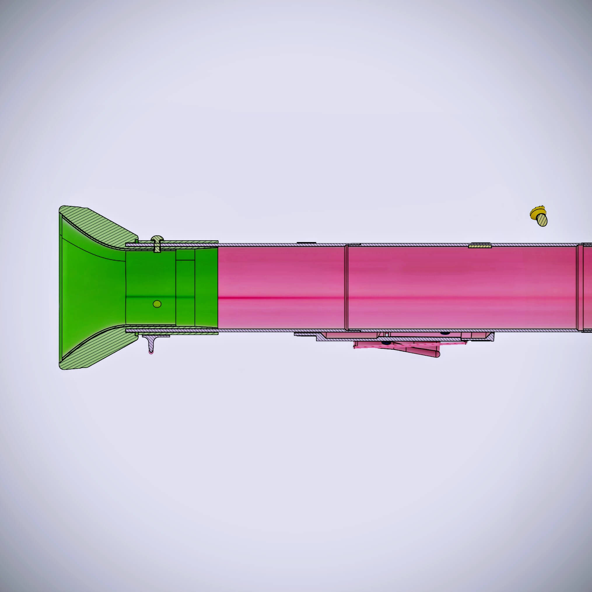M136 AT-4 Rocket Launcher - Highly Detailed/Accurate 3D Model by ...