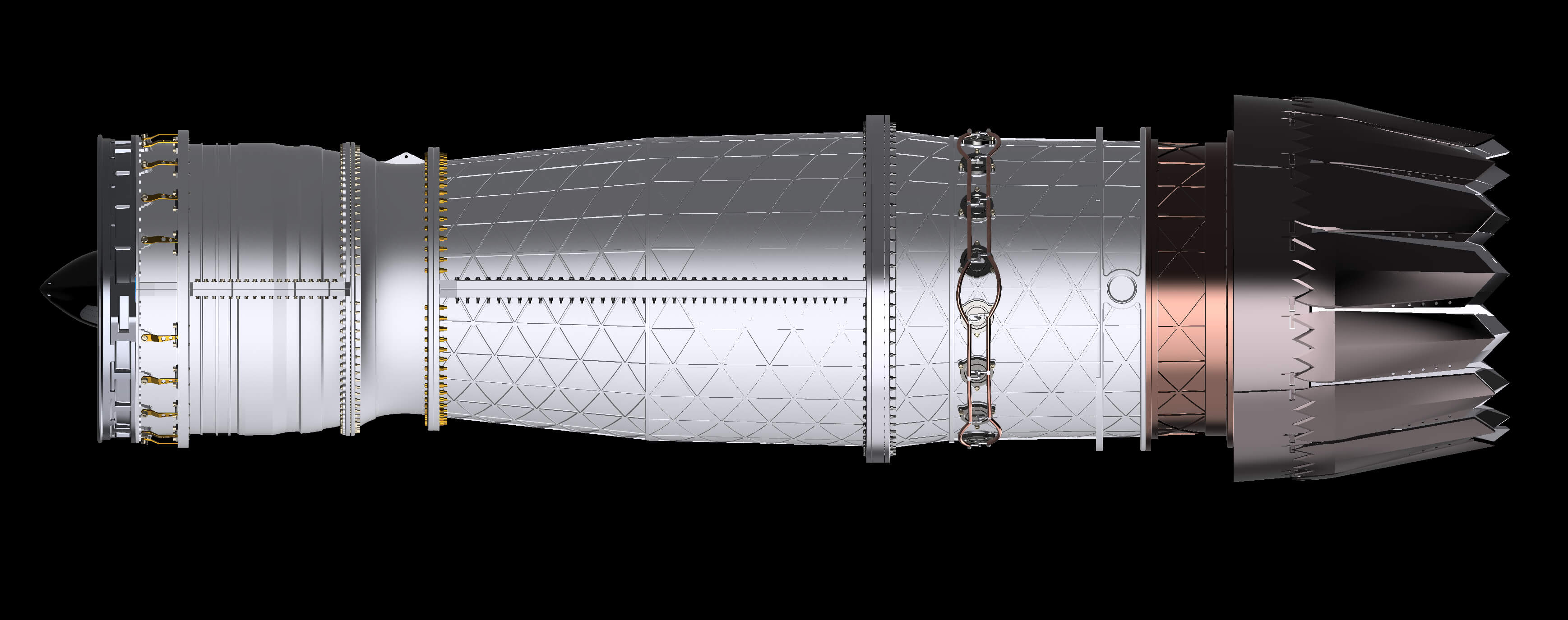 Pratt & Whitney F119/F135 Turbine Jet Engine - Electric 3D Print Model by ZombieSNIPER