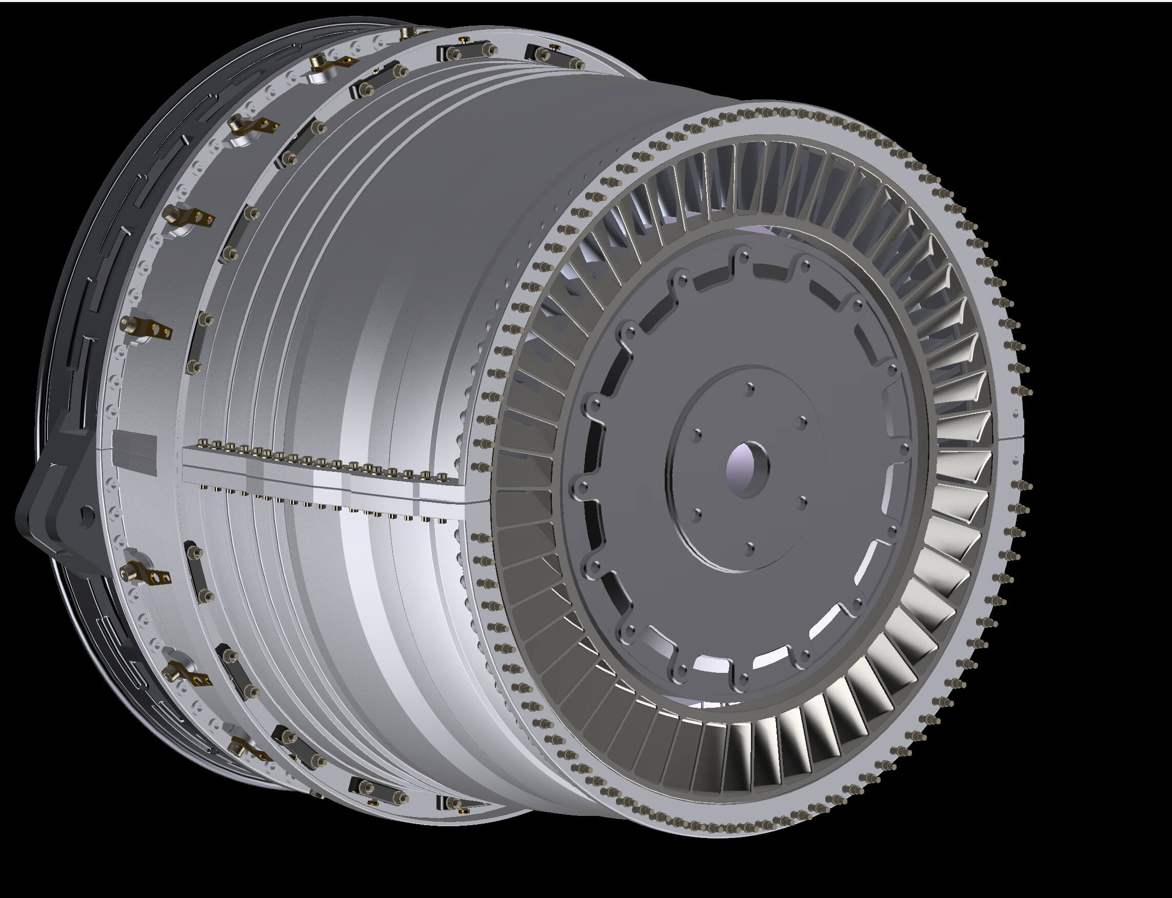 Pratt & Whitney F119/F135 Turbine Jet Engine - Electric 3D Print Model ...