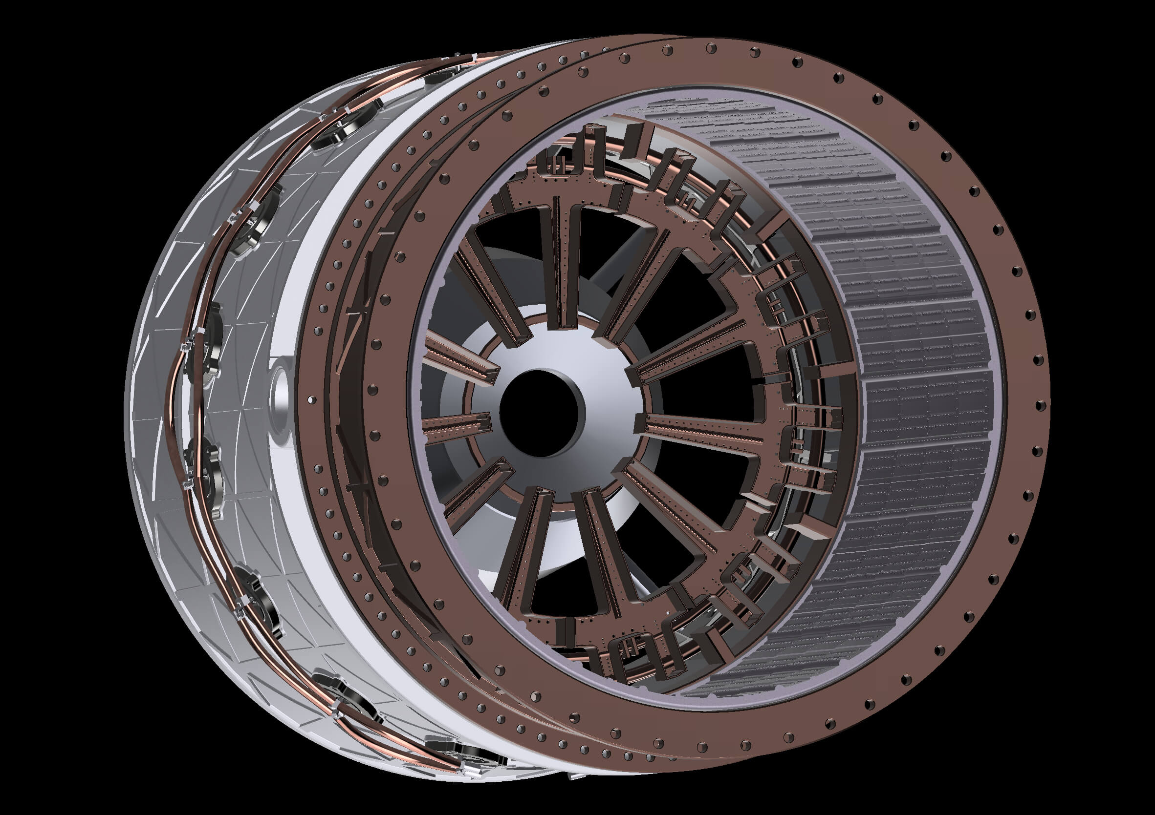 Pratt & Whitney F119/F135 Turbine Jet Engine - Electric 3D Print Model ...
