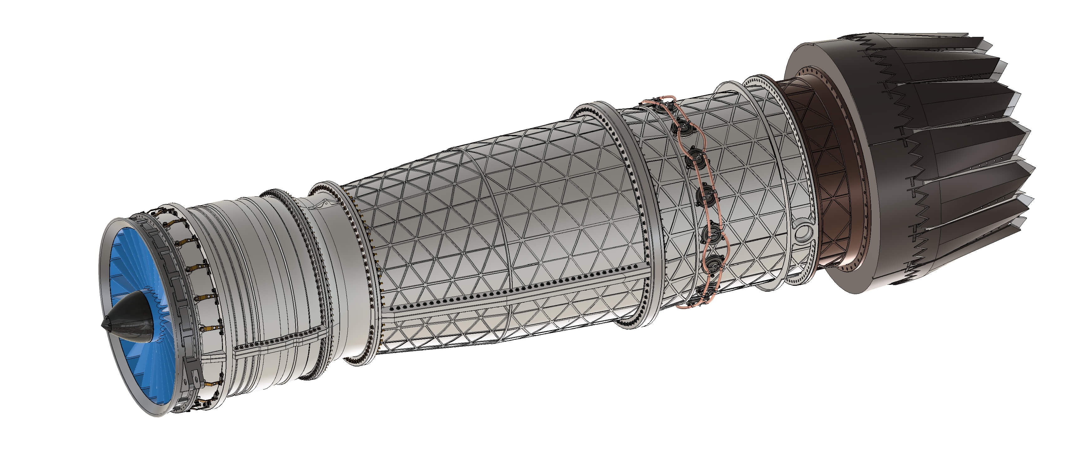 Pratt & Whitney F119/F135 Turbine Jet Engine - Electric 3D Print Model by ZombieSNIPER