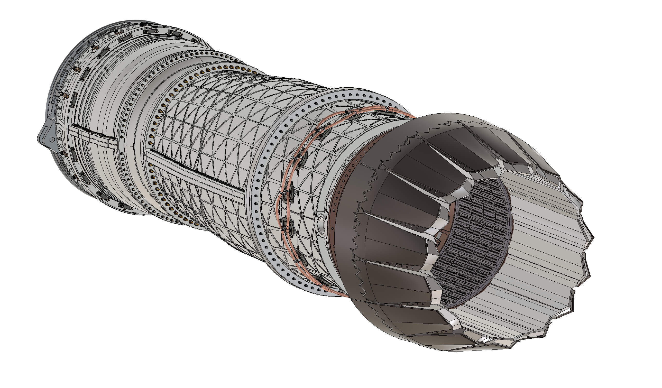 Pratt & Whitney F119/F135 Turbine Jet Engine - Electric 3D Model by ...