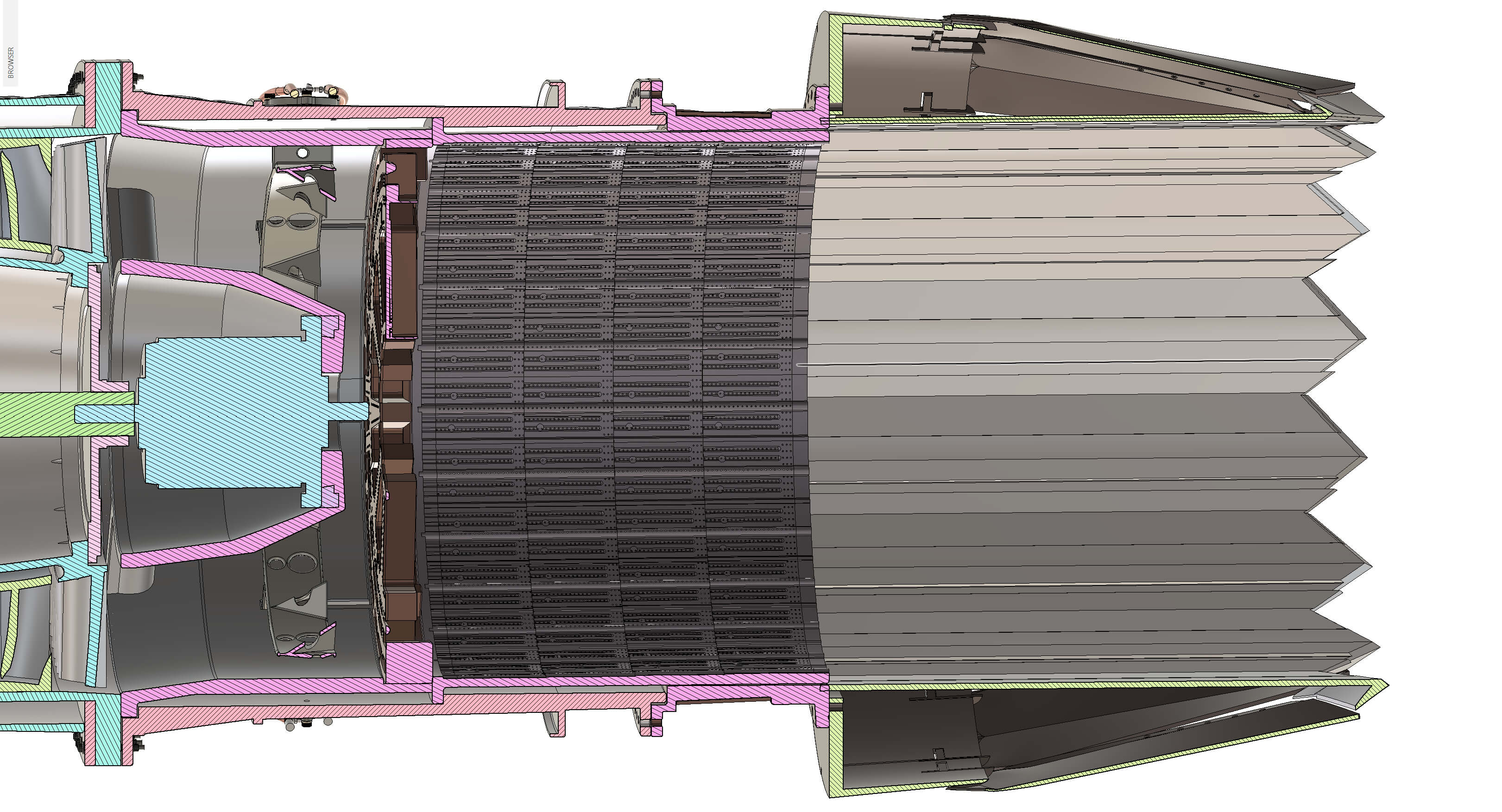 Pratt & Whitney F119/F135 Turbine Jet Engine - Electric 3D Model by ...