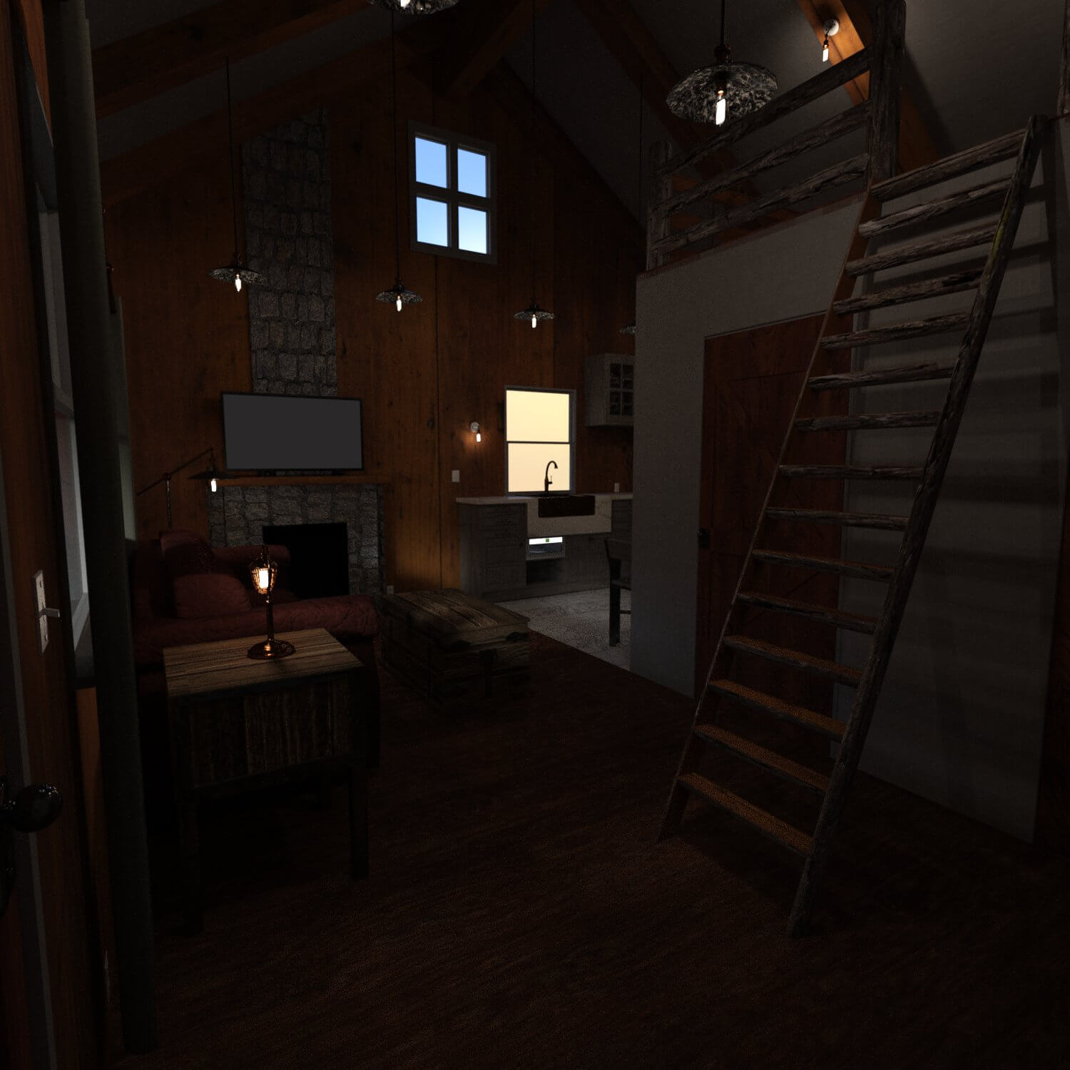 Log Cabin for DAZ|Studio - Daz Content by zombietaggerung