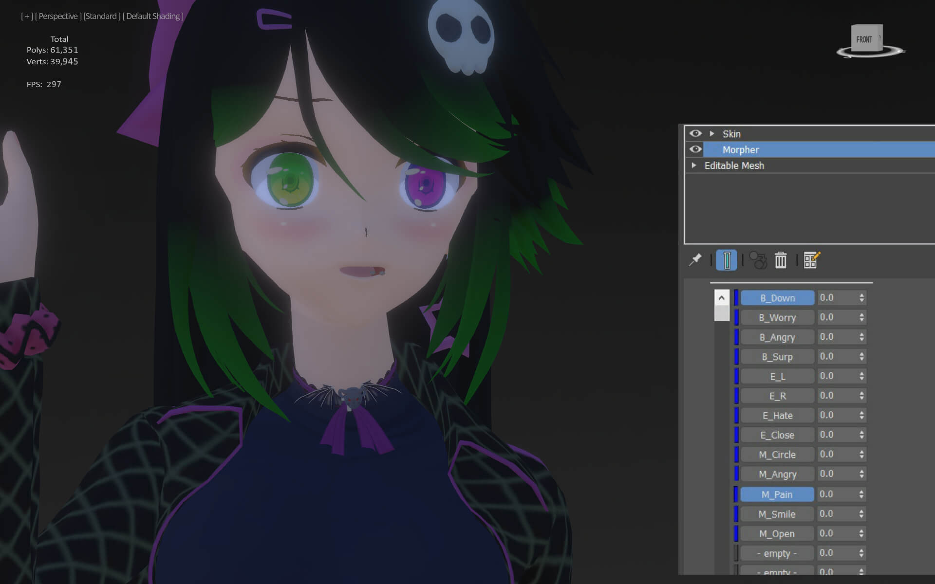 3dsMax Biped Model Haruno by ZoocrosLab