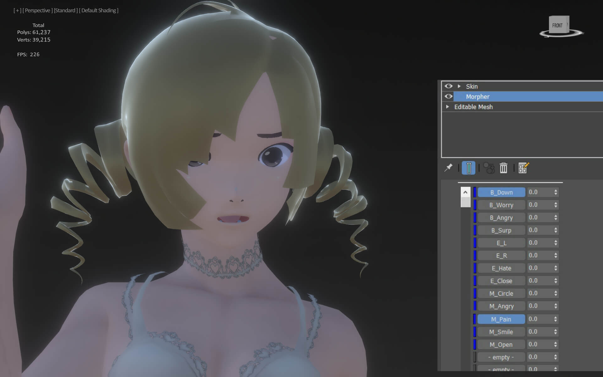 3dsMax Biped Model PS3 Game Cathrine Cosplay by ZoocrosLab