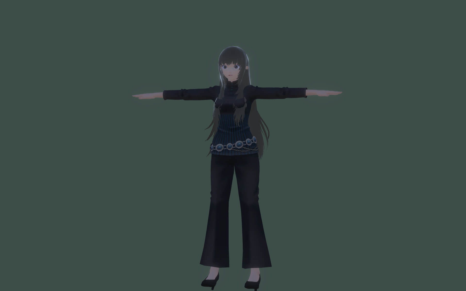 3dsMax Biped Model PS3 Gmae Kathrine Cosplay by ZoocrosLab
