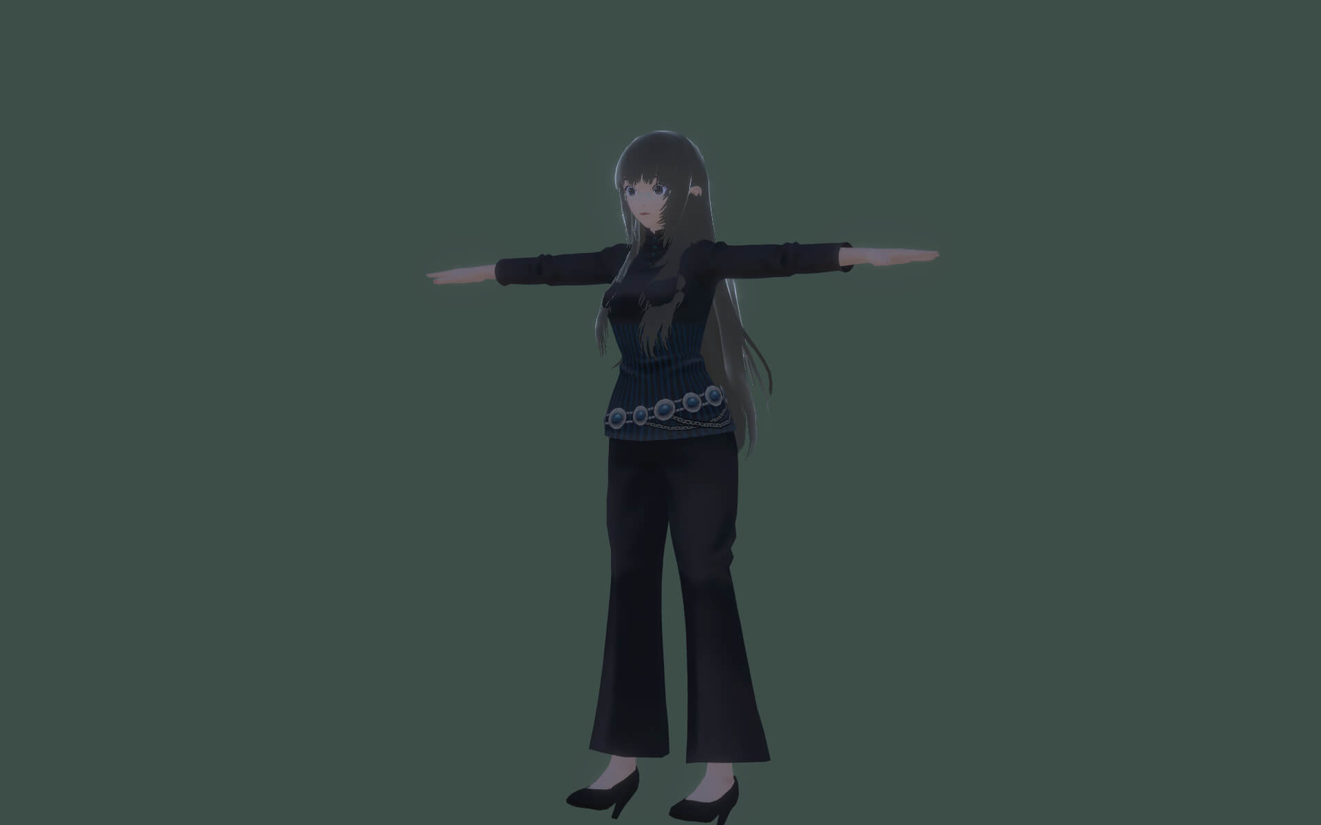 3dsMax Biped Model PS3 Gmae Kathrine Cosplay by ZoocrosLab