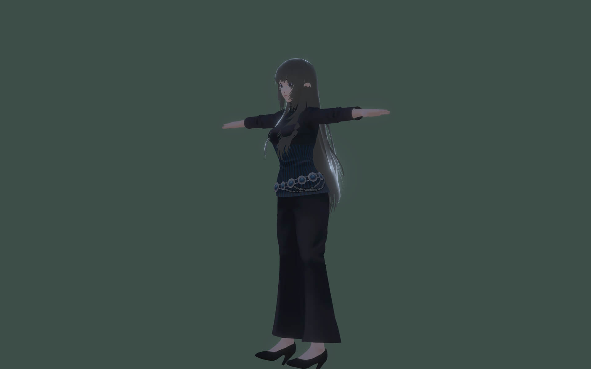 3dsMax Biped Model PS3 Gmae Kathrine Cosplay by ZoocrosLab