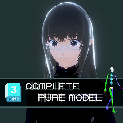 3dsMax Biped Model PS3 Gmae Kathrine Cosplay by ZoocrosLab