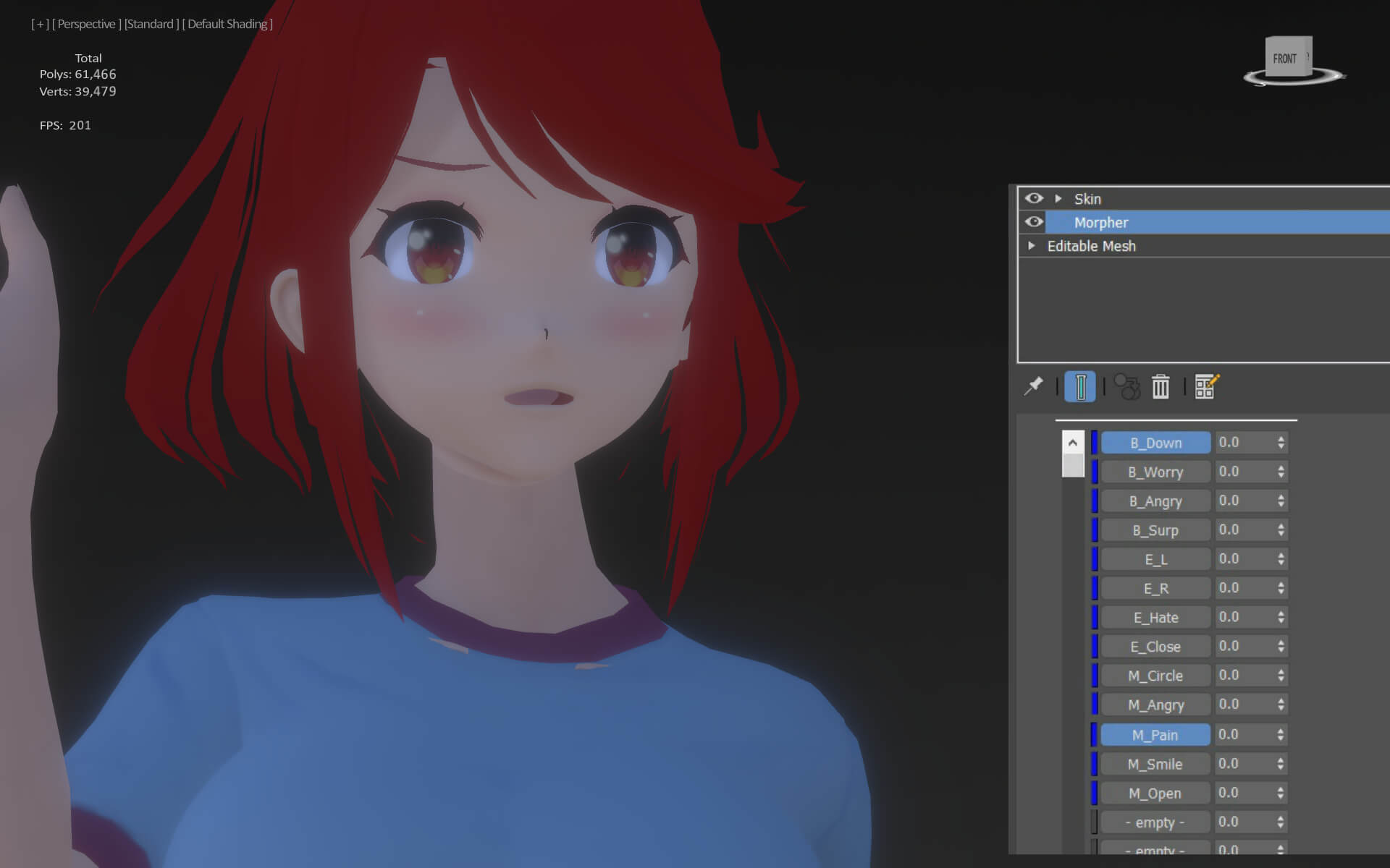 3dsMax Biped Model Pyra by ZoocrosLab