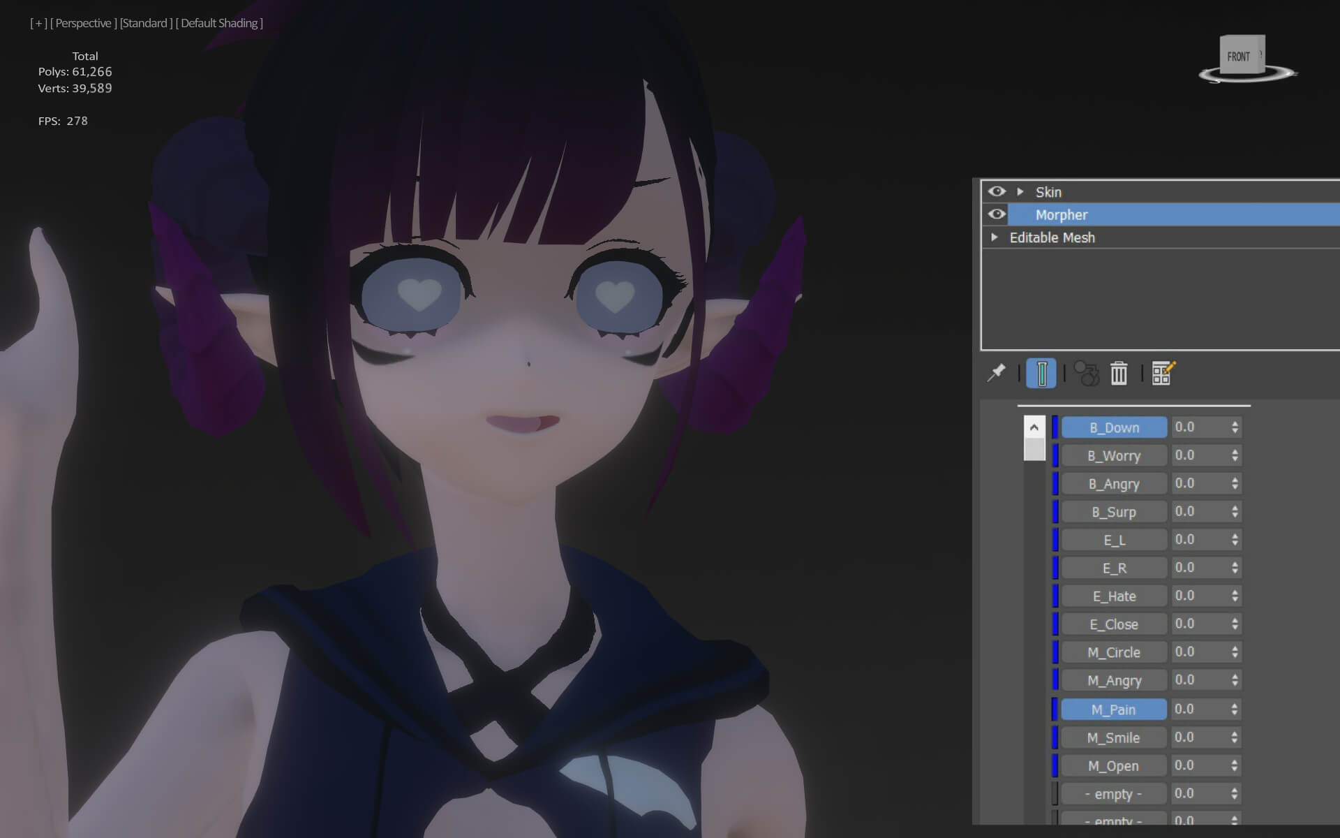 3dsMax Biped Model Vilinyla by ZoocrosLab