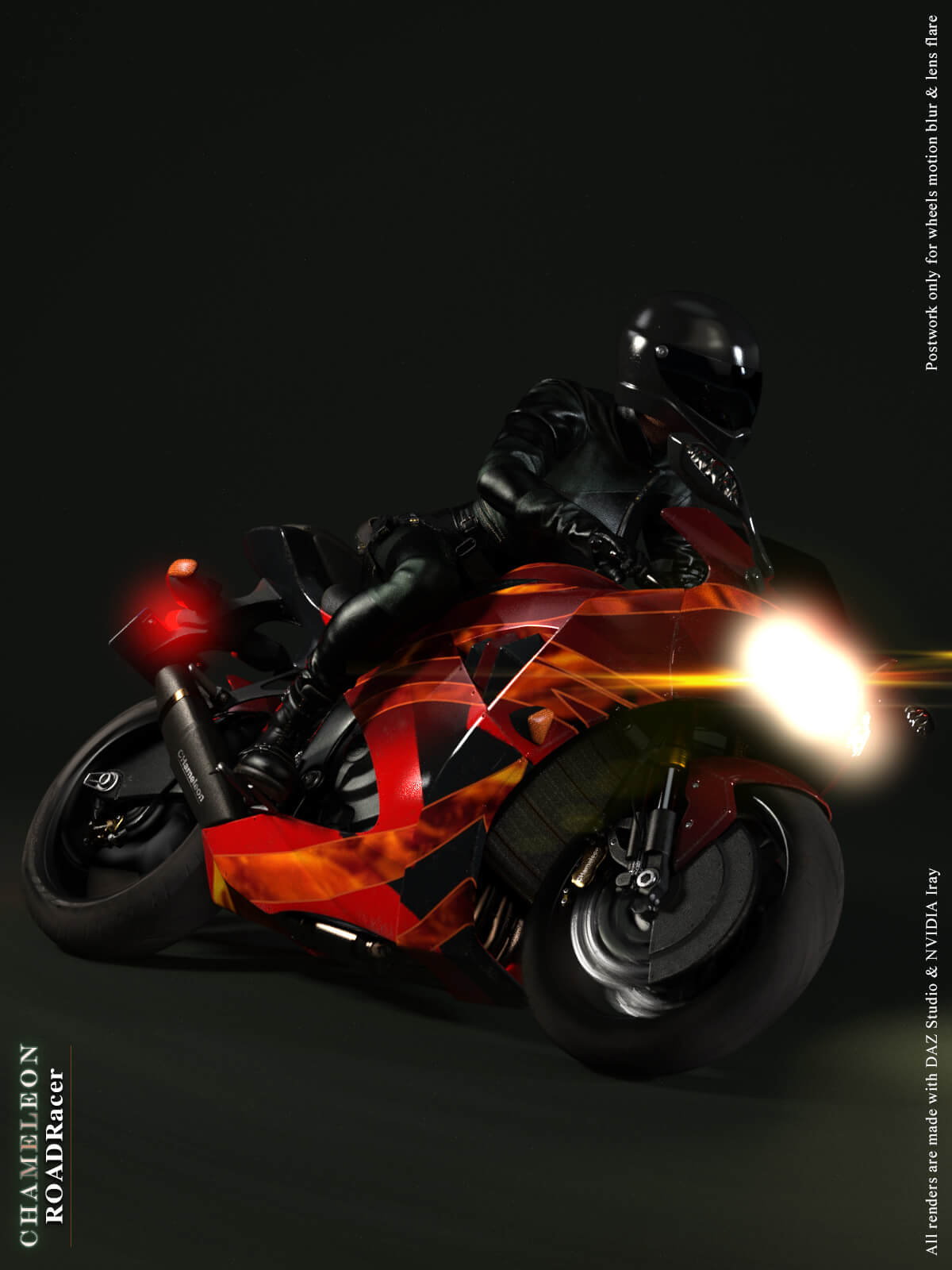 Chameleon Roadracer for DAZ Studio by zoro_d