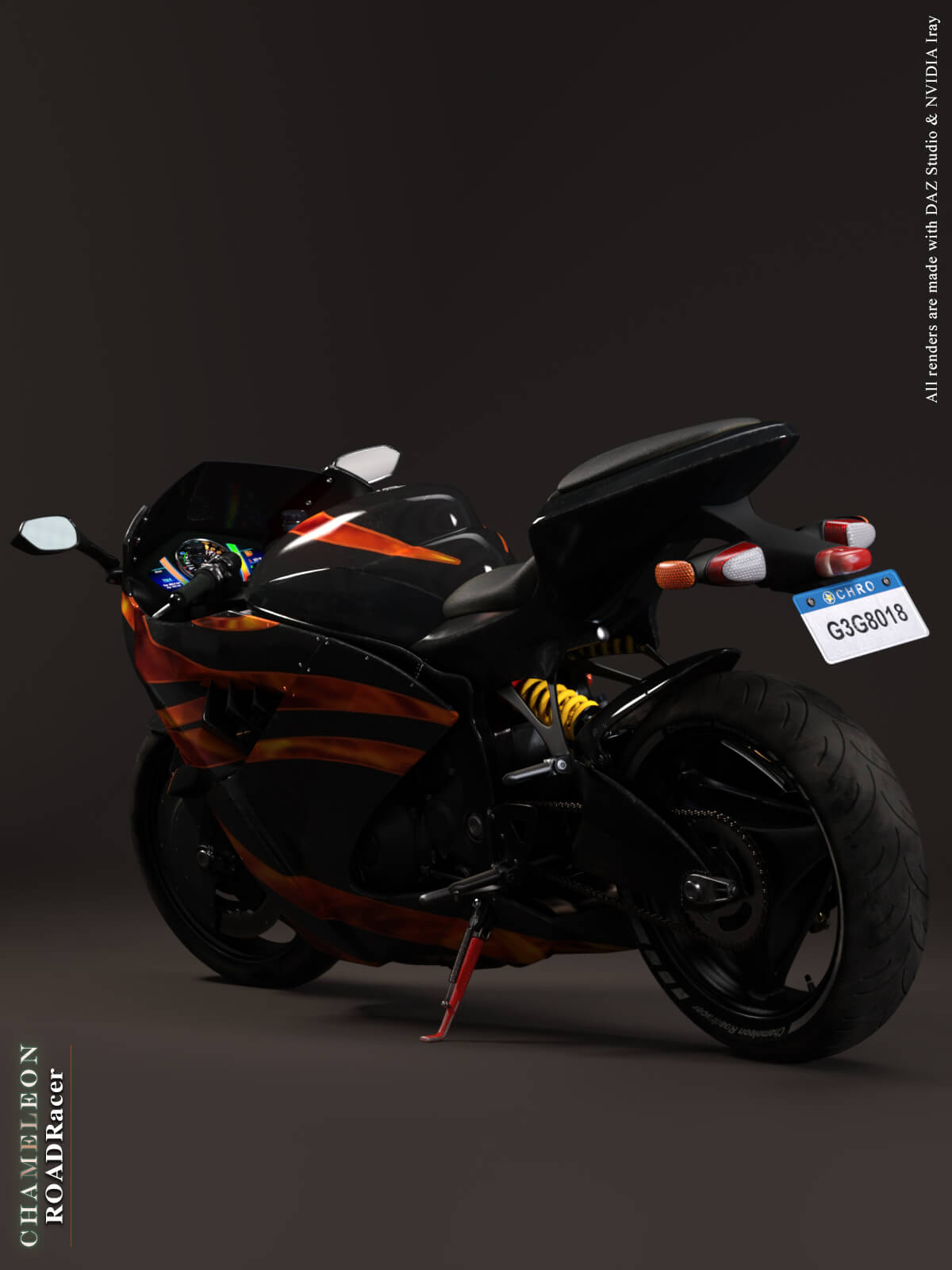 Chameleon Roadracer for DAZ Studio by zoro_d