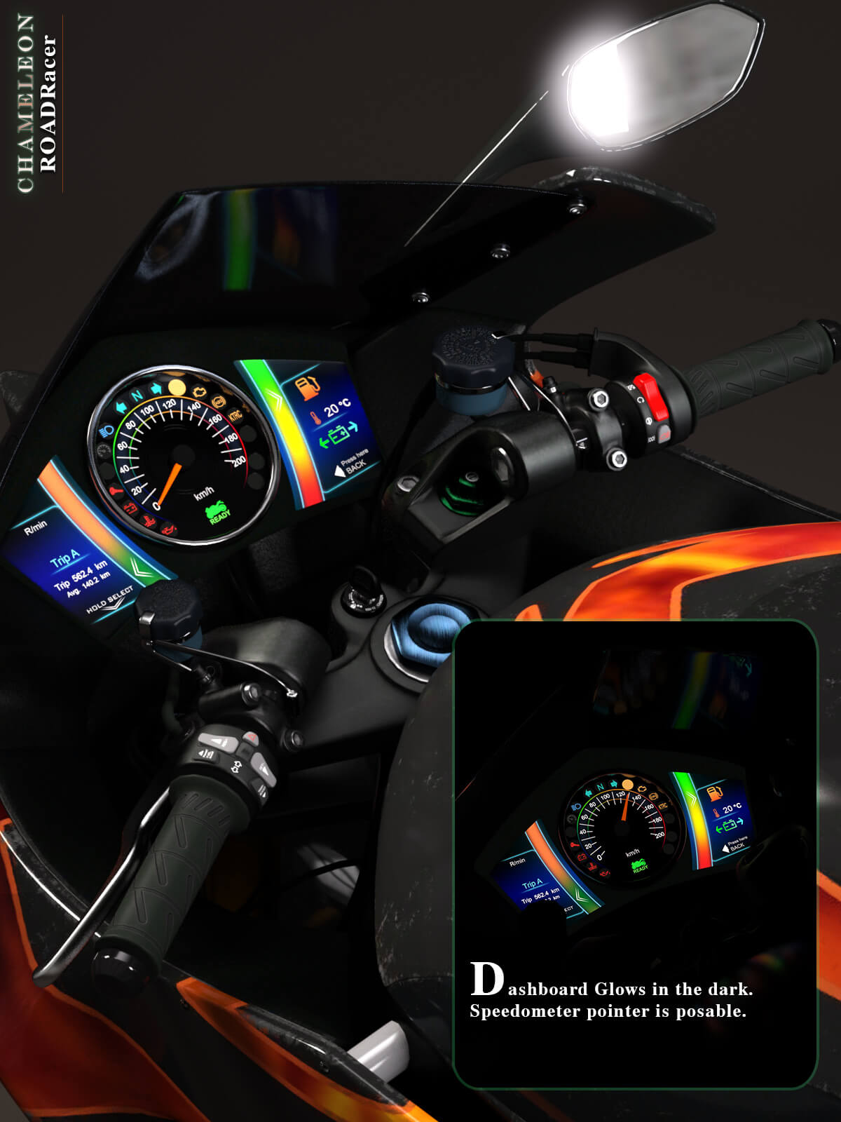 Chameleon Roadracer for DAZ Studio by zoro_d