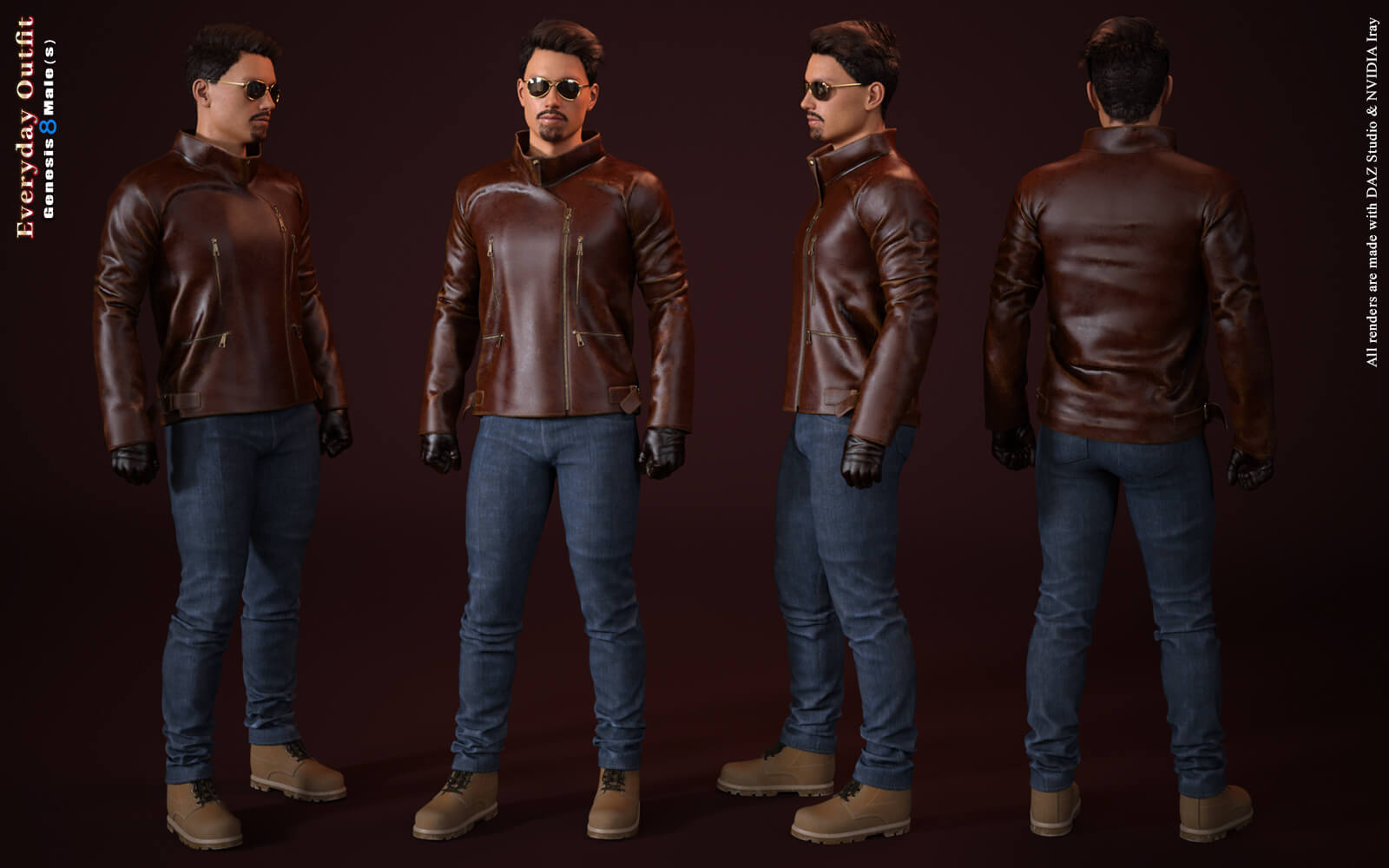 Everyday Outfit for Genesis 8 Male - Daz Content by zoro_d