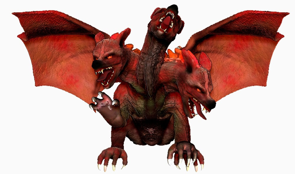 Cerberus, The Three-Head Guard 3D Model by zubi