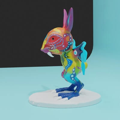 Chipi The Mexican Bunny - 3D Model by zubi