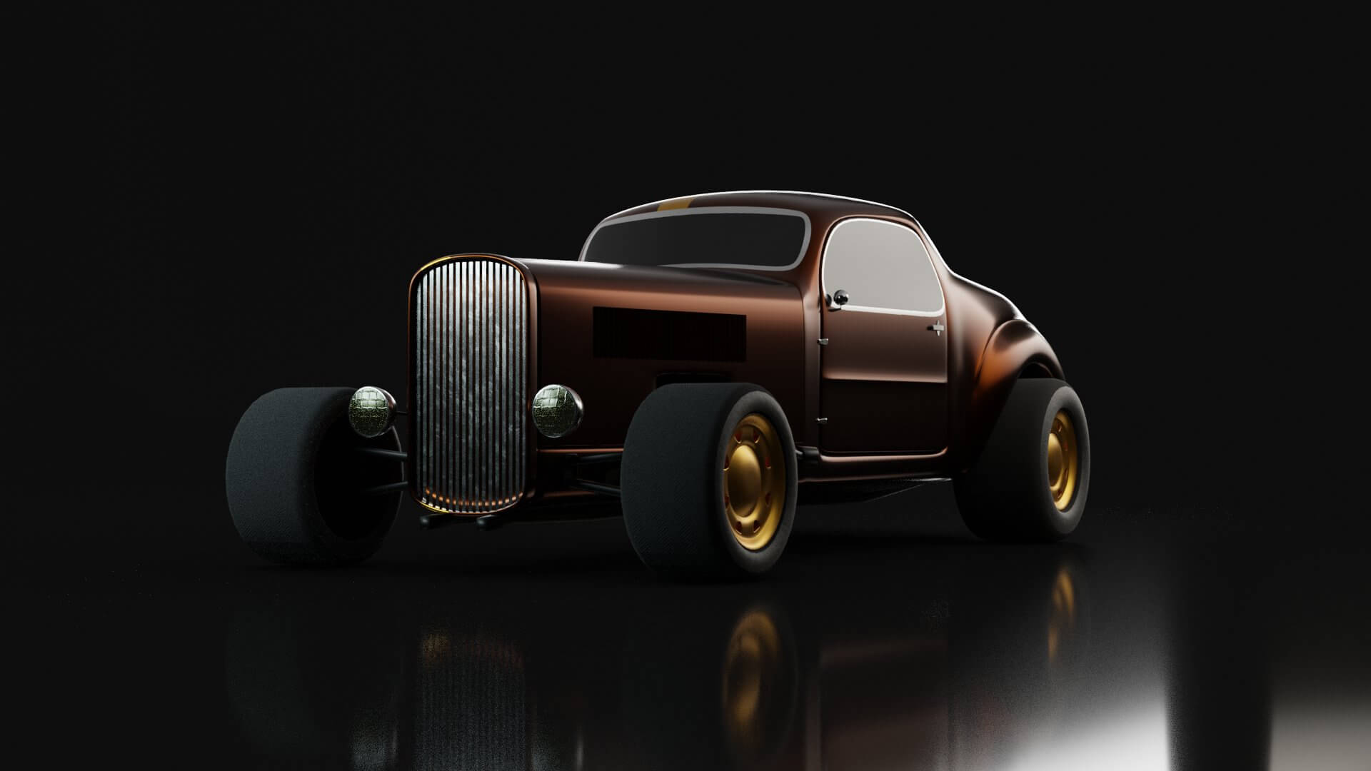 Hot Rod - 3D Model by zupmedia