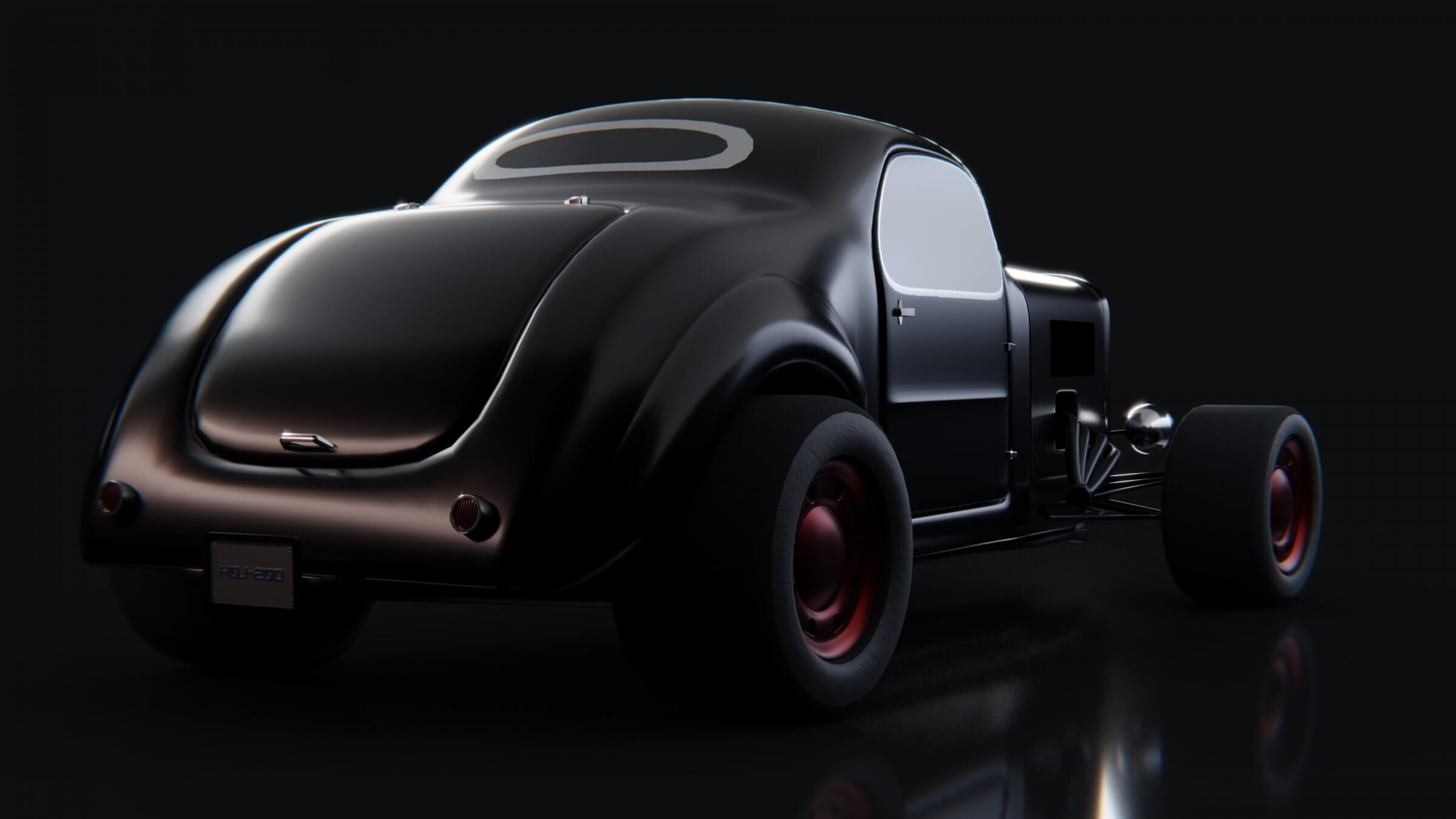 Hot Rod - 3D Model by zupmedia