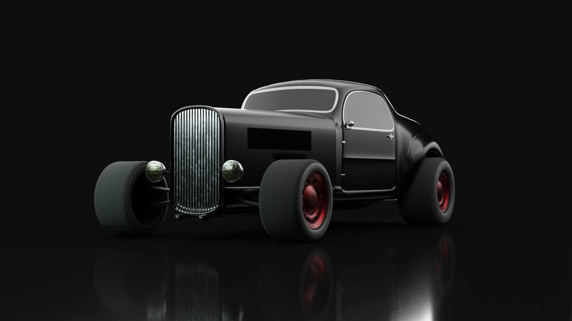 Hot Rod - 3D Model by zupmedia