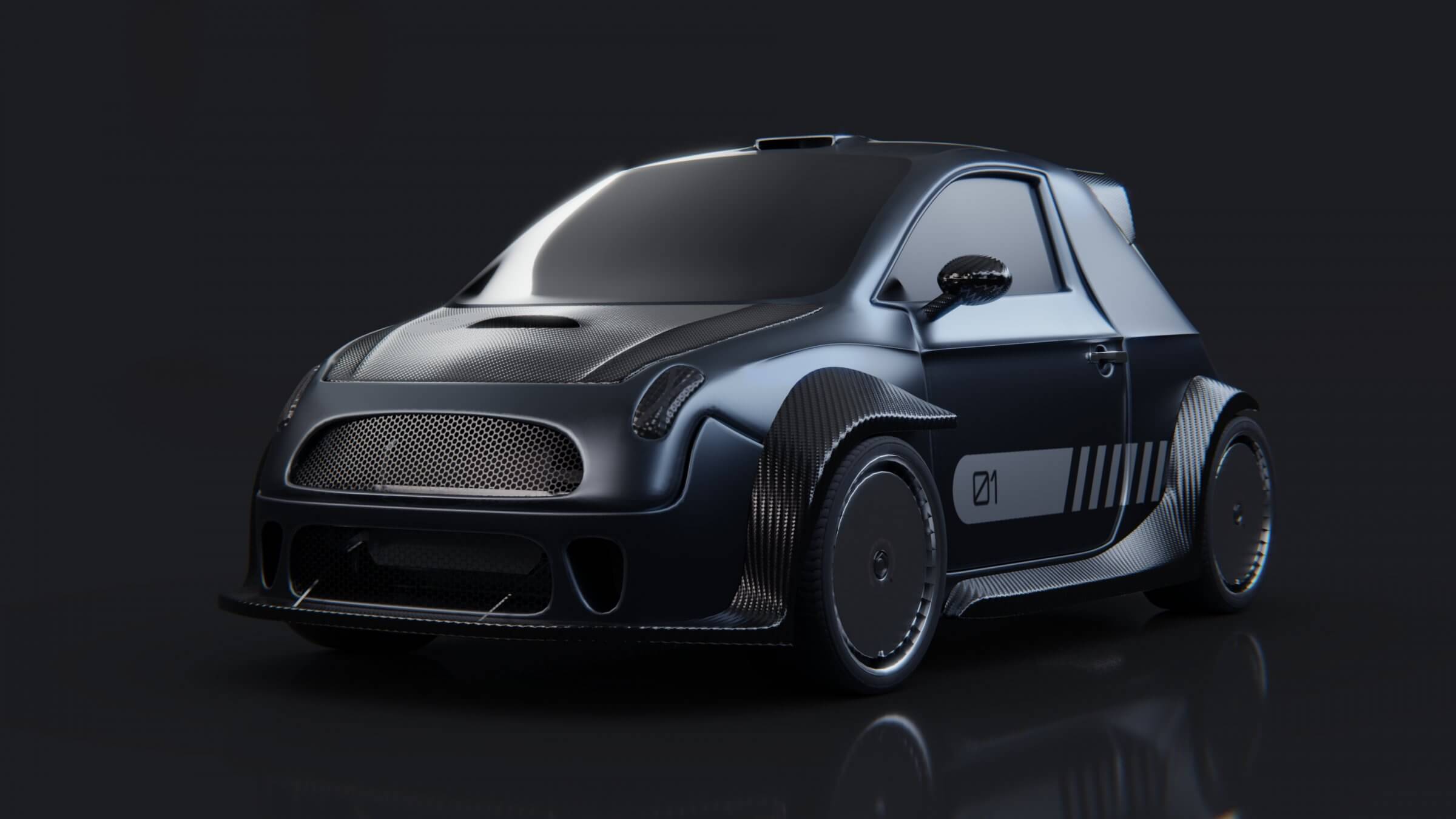 Pocket Rocket Car - 3D Model by zupmedia