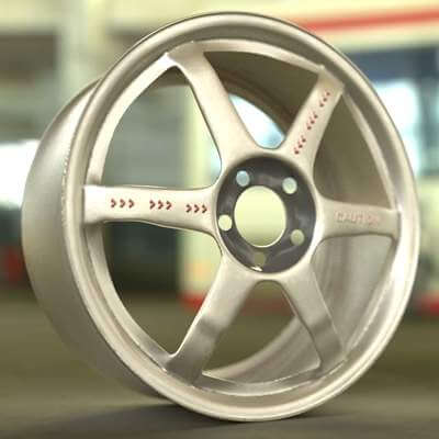 Volk Style Car Rims - 3D Model by zupmedia