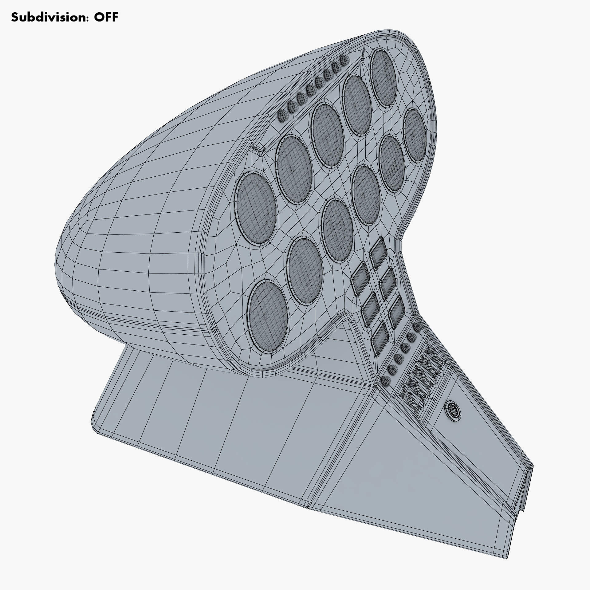 Aircraft Instrument Panel V 1 - 3D Model by Zurel
