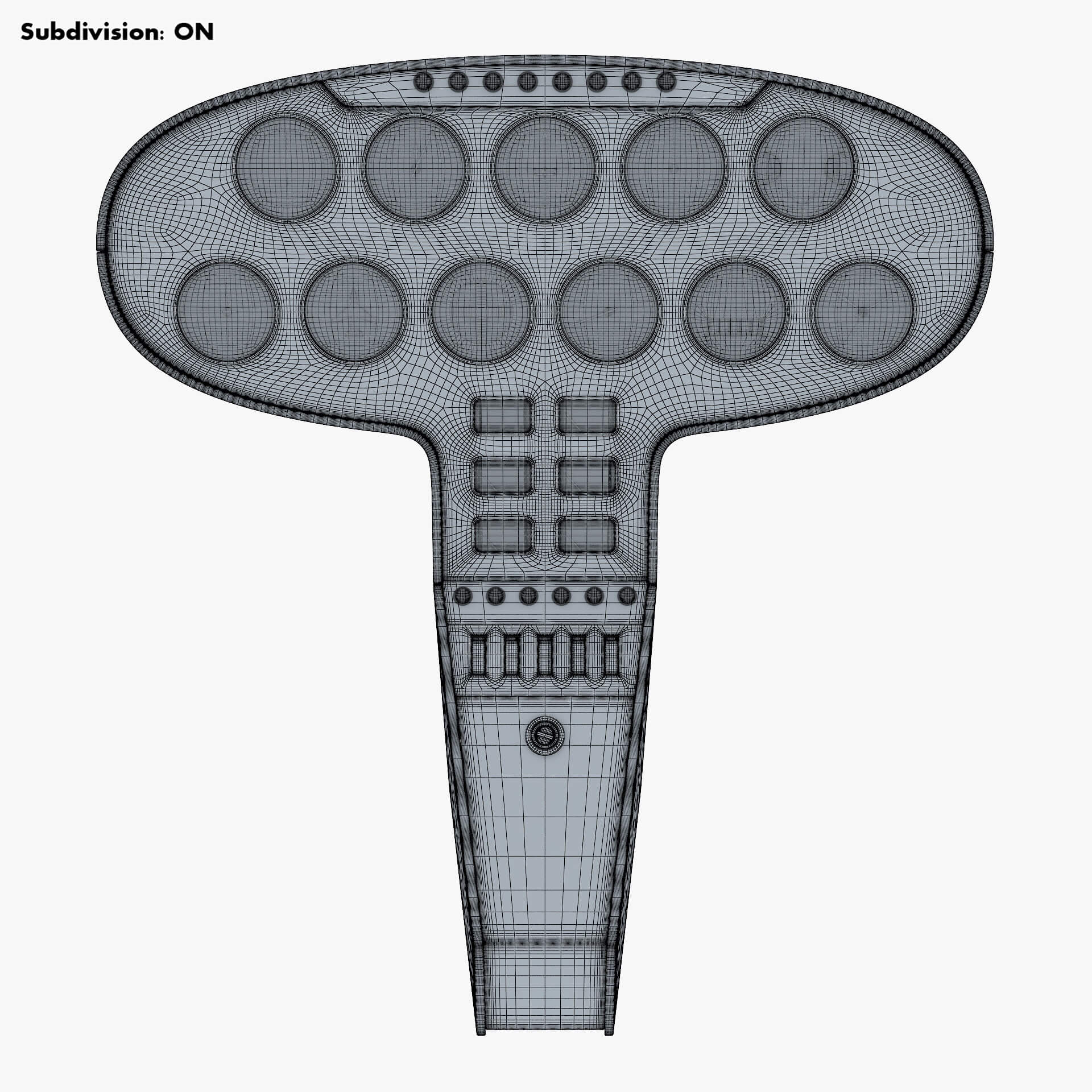 Aircraft Instrument Panel V 1 - 3D Model by Zurel