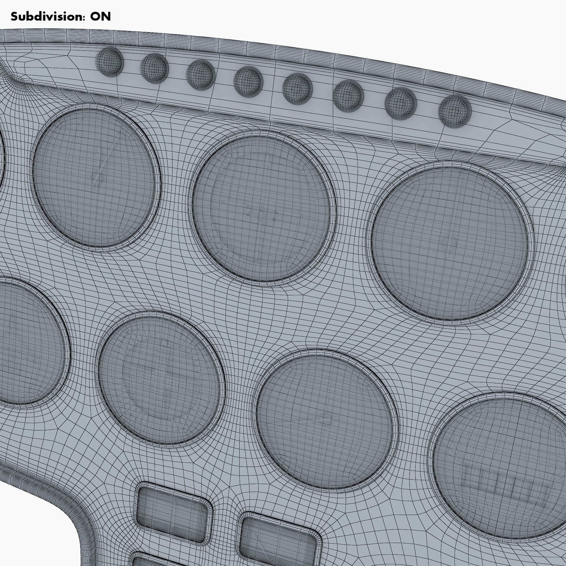 Aircraft Instrument Panel V 1 - 3D Model by Zurel