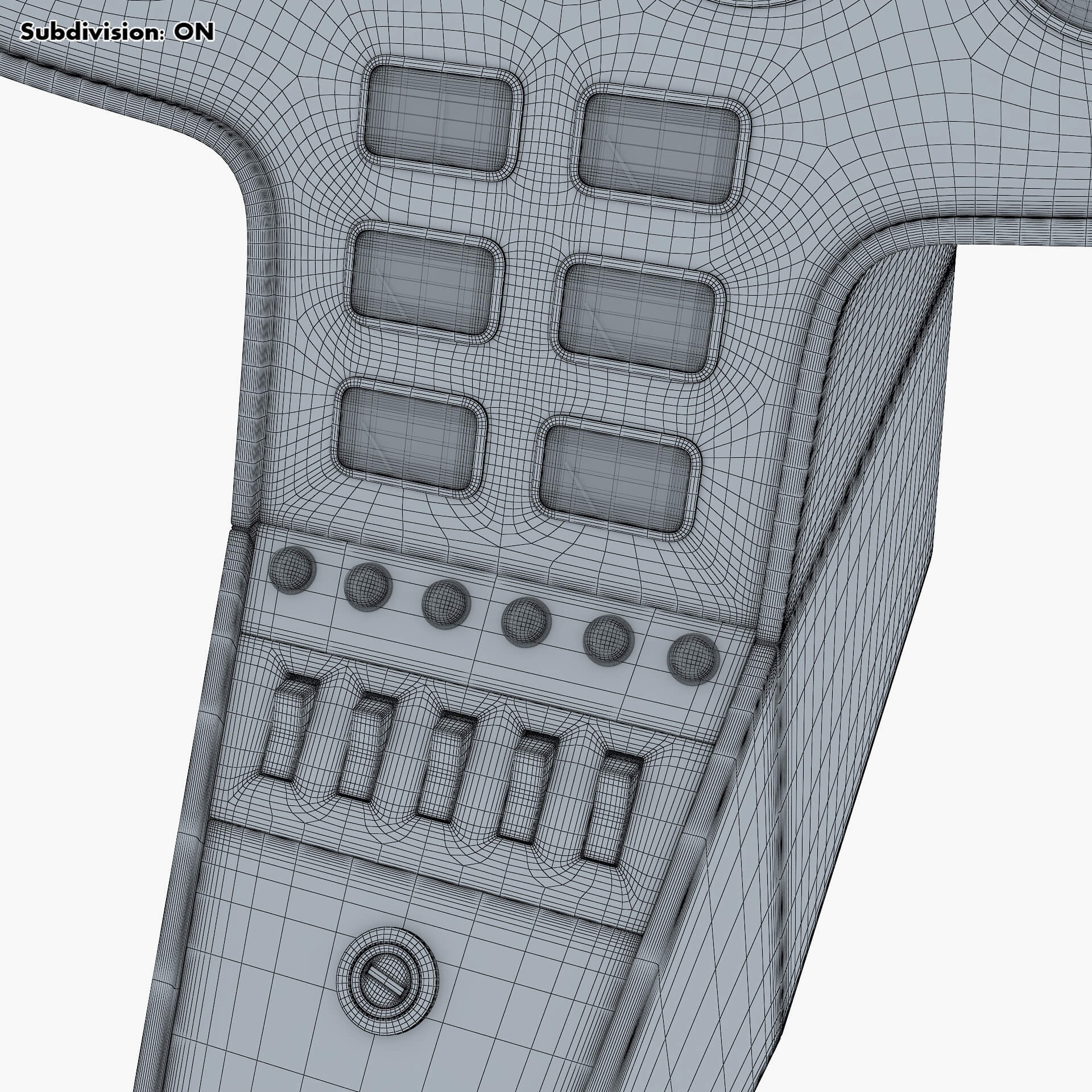 Aircraft Instrument Panel V 1 - 3D Model by Zurel
