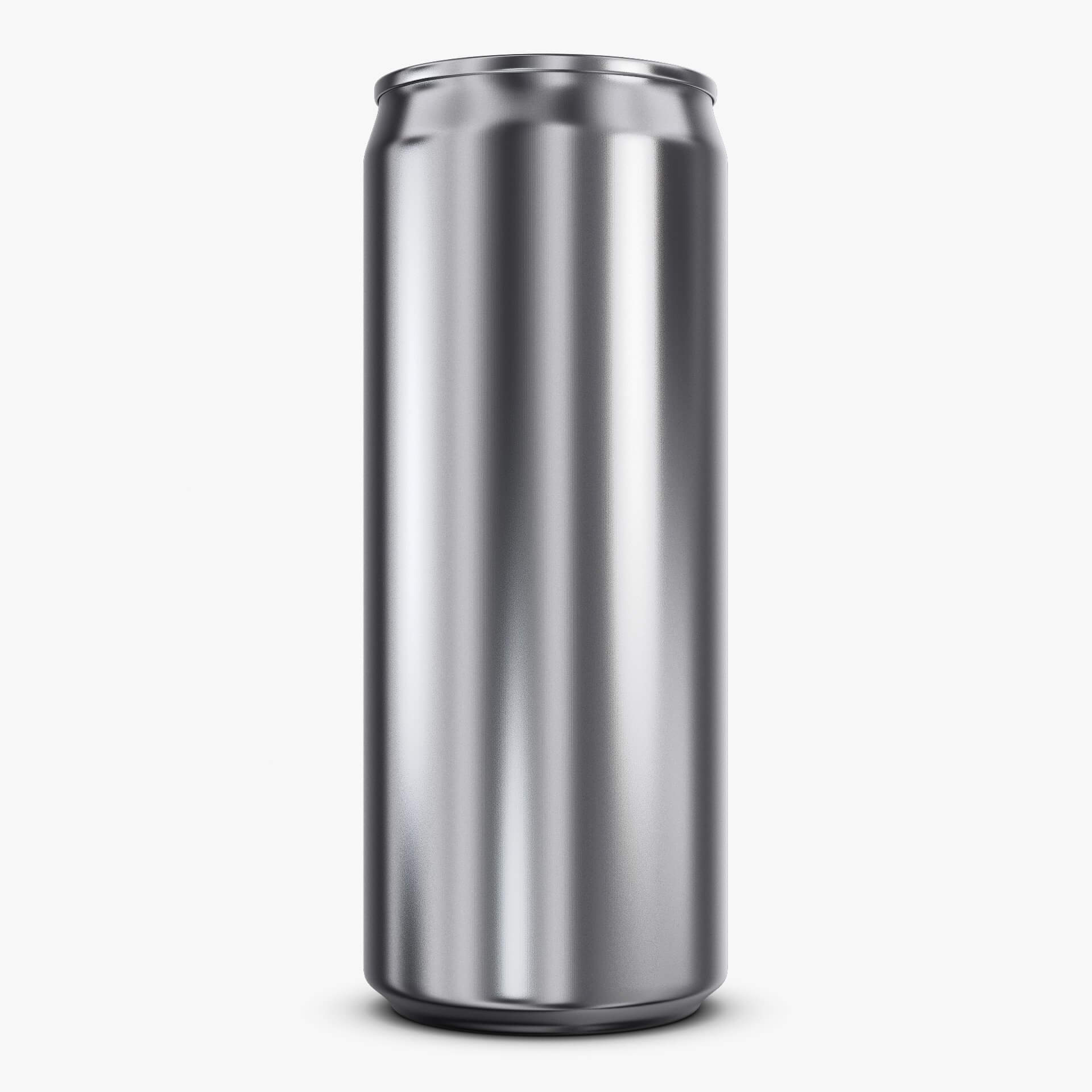 Aluminum Sleek Can 330ml V 1 - 3D Model by Zurel
