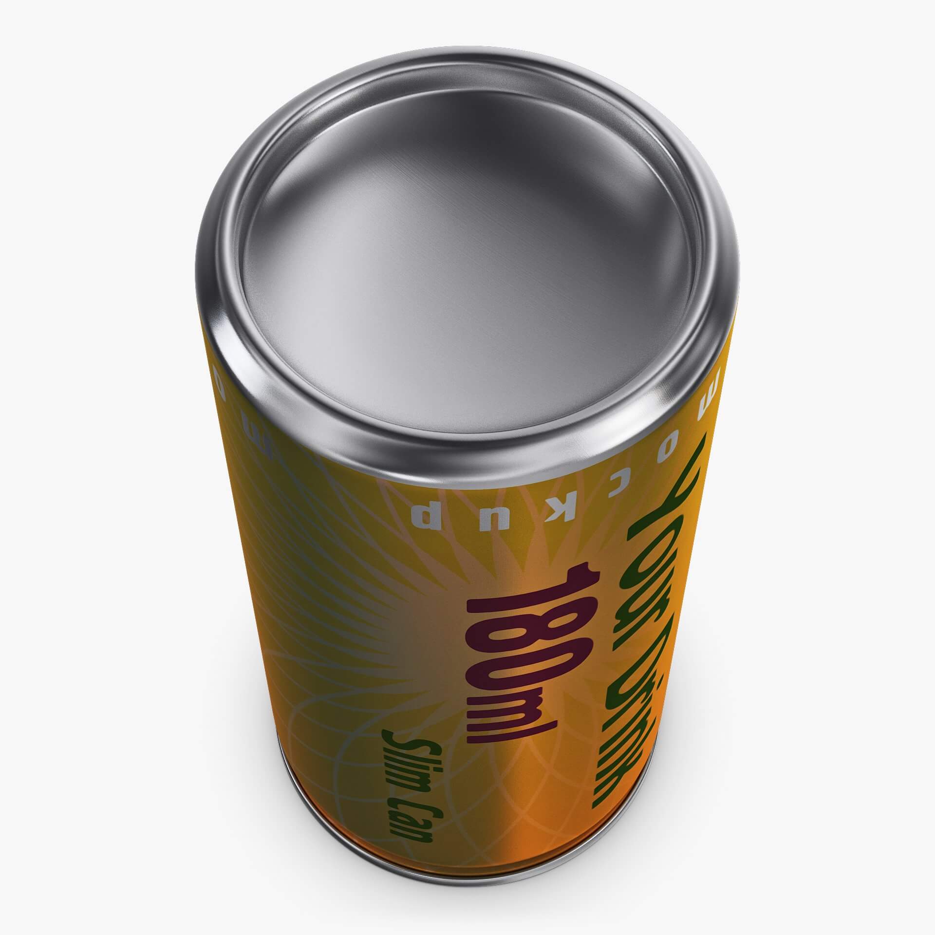 Aluminum Slim Can 180ml V 2 - 3D Model by Zurel