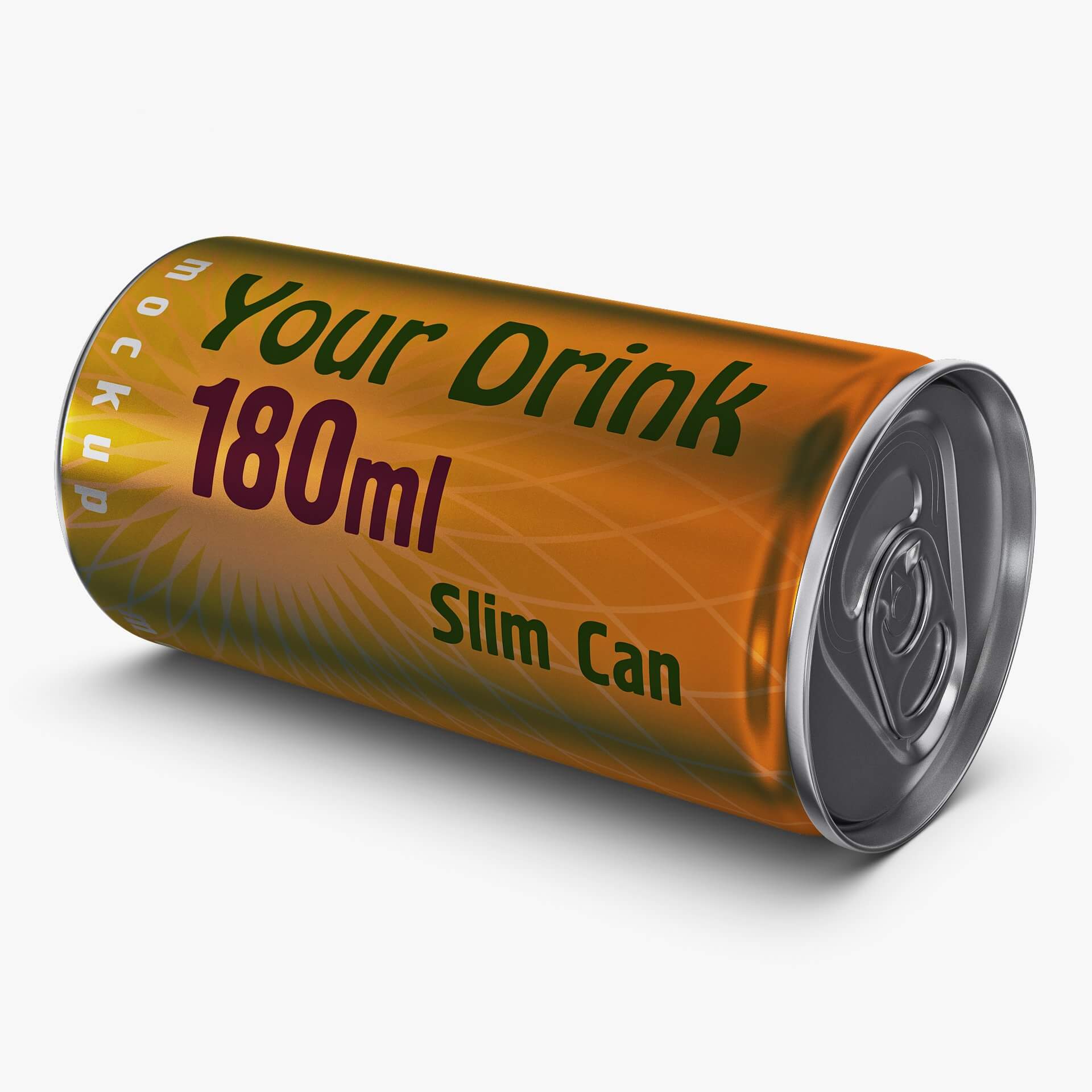 Aluminum Slim Can 180ml V 2 - 3D Model by Zurel