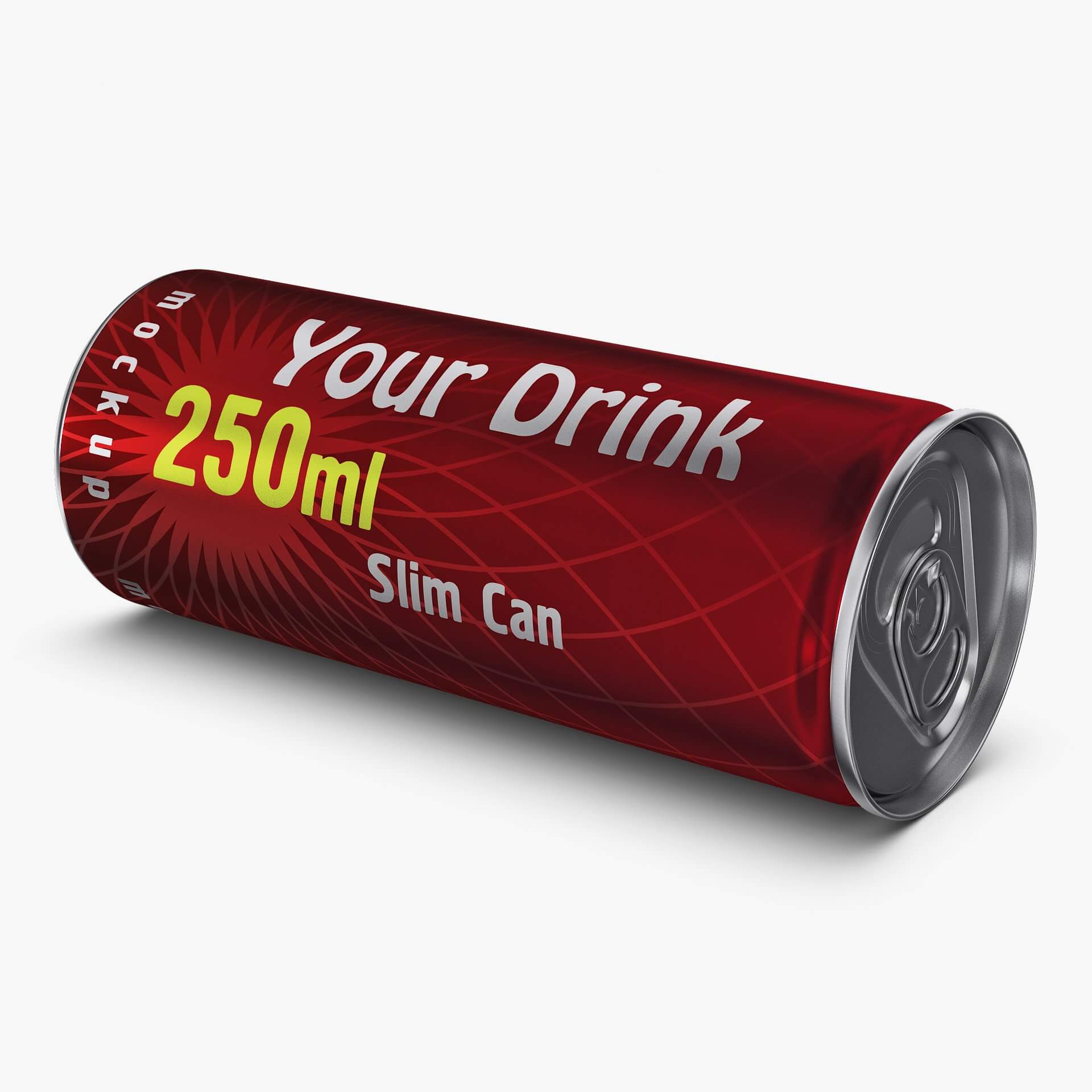 Aluminum Slim Can 250ml V 2 - 3D Model by Zurel