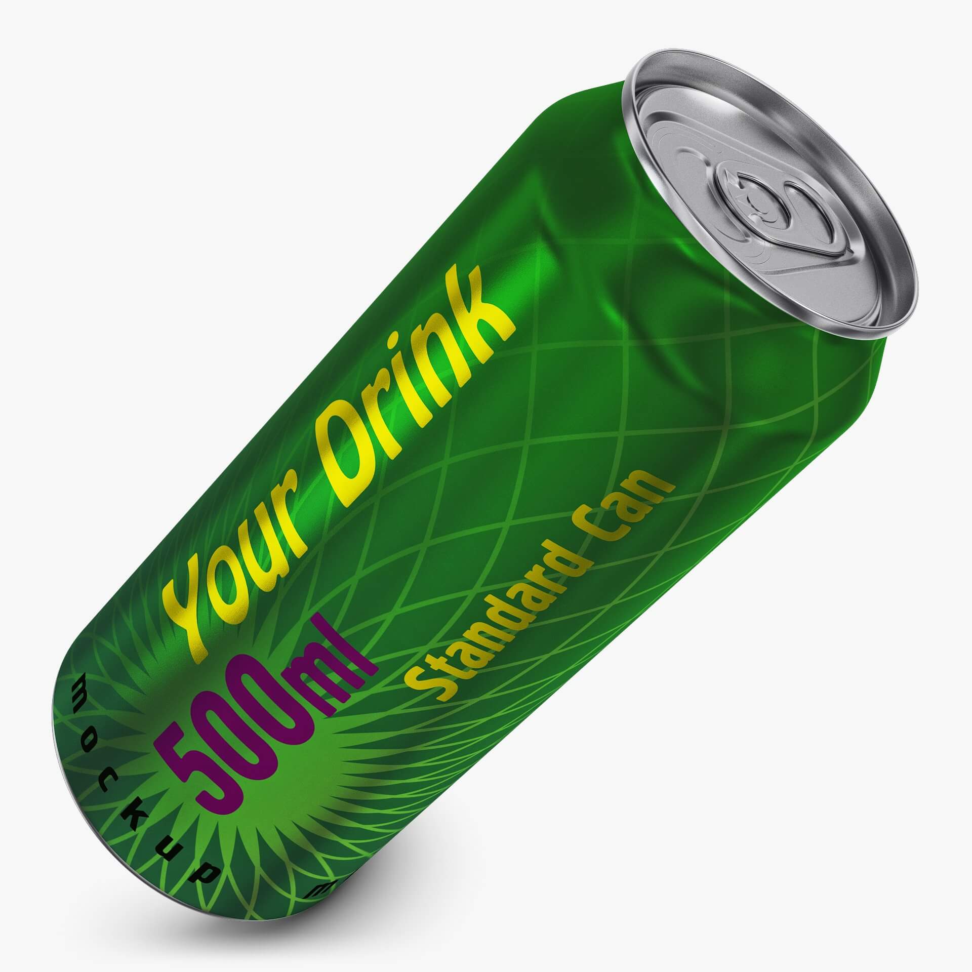 Aluminum Standard Can 500ml V 2 - 3D Model by Zurel