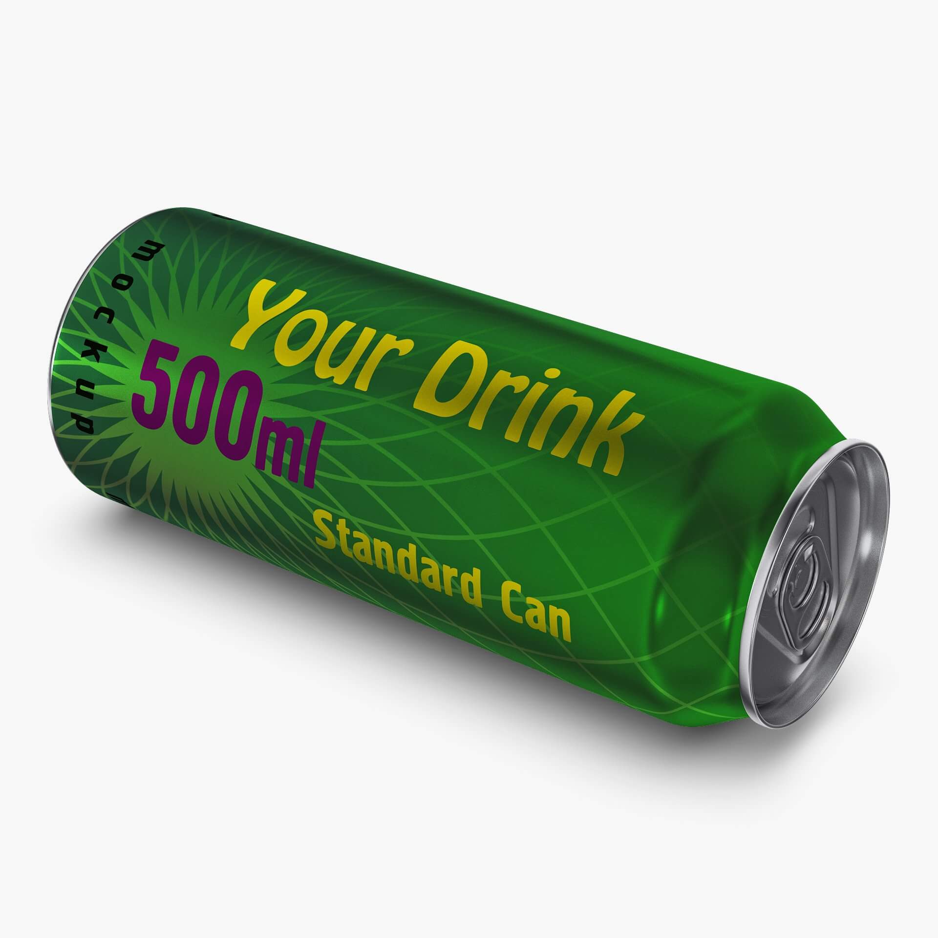 Aluminum Standard Can 500ml V 2 - 3D Model by Zurel