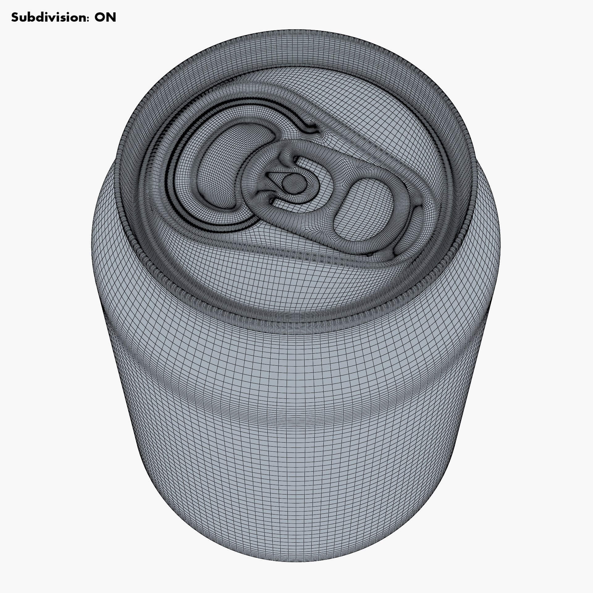 Aluminum Stubby Can 250ml V 1 - 3D Model by Zurel
