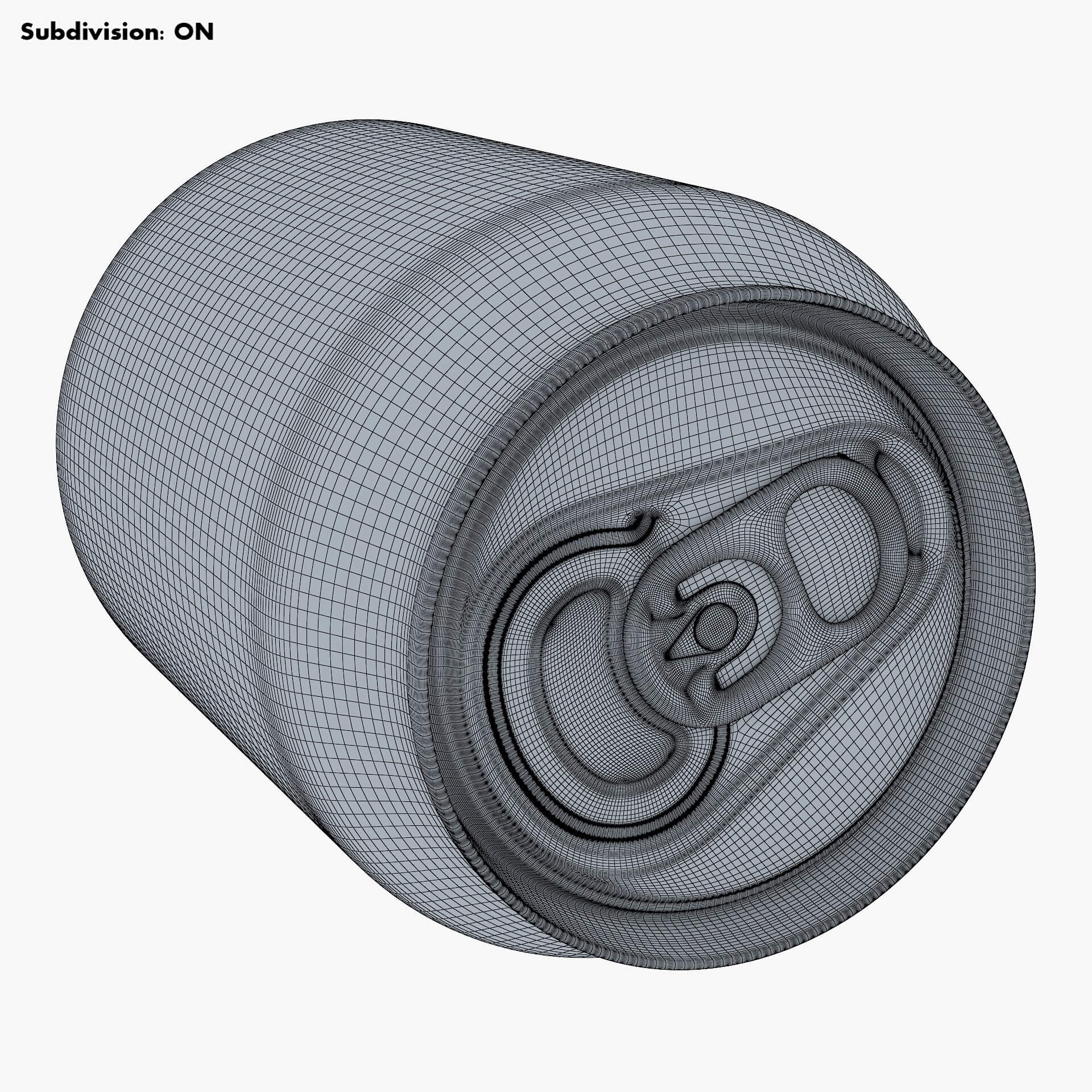 Aluminum Stubby Can 250ml V 1 - 3D Model by Zurel
