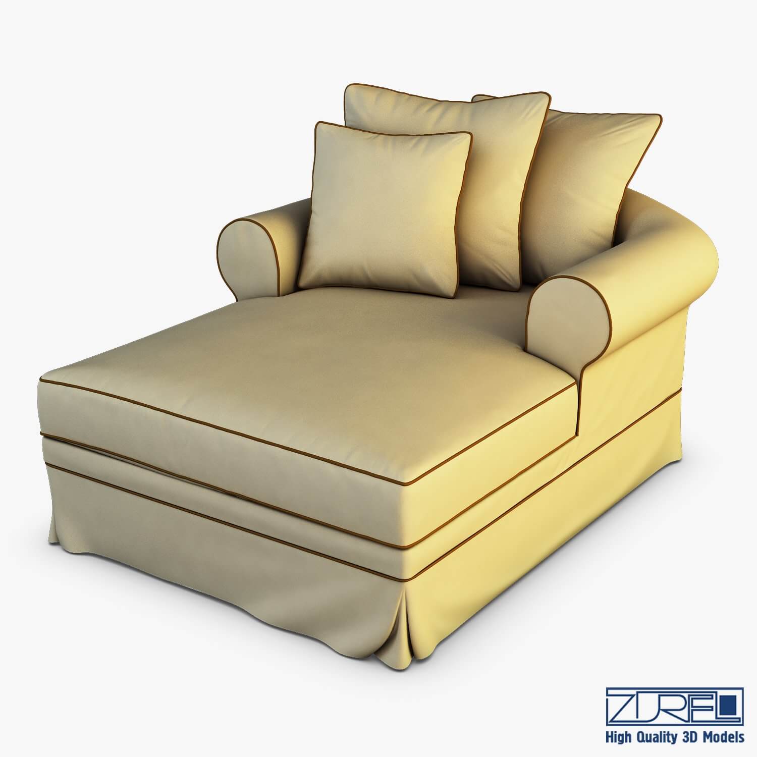 Ampoli Lounge Chair - 3D Model by Zurel