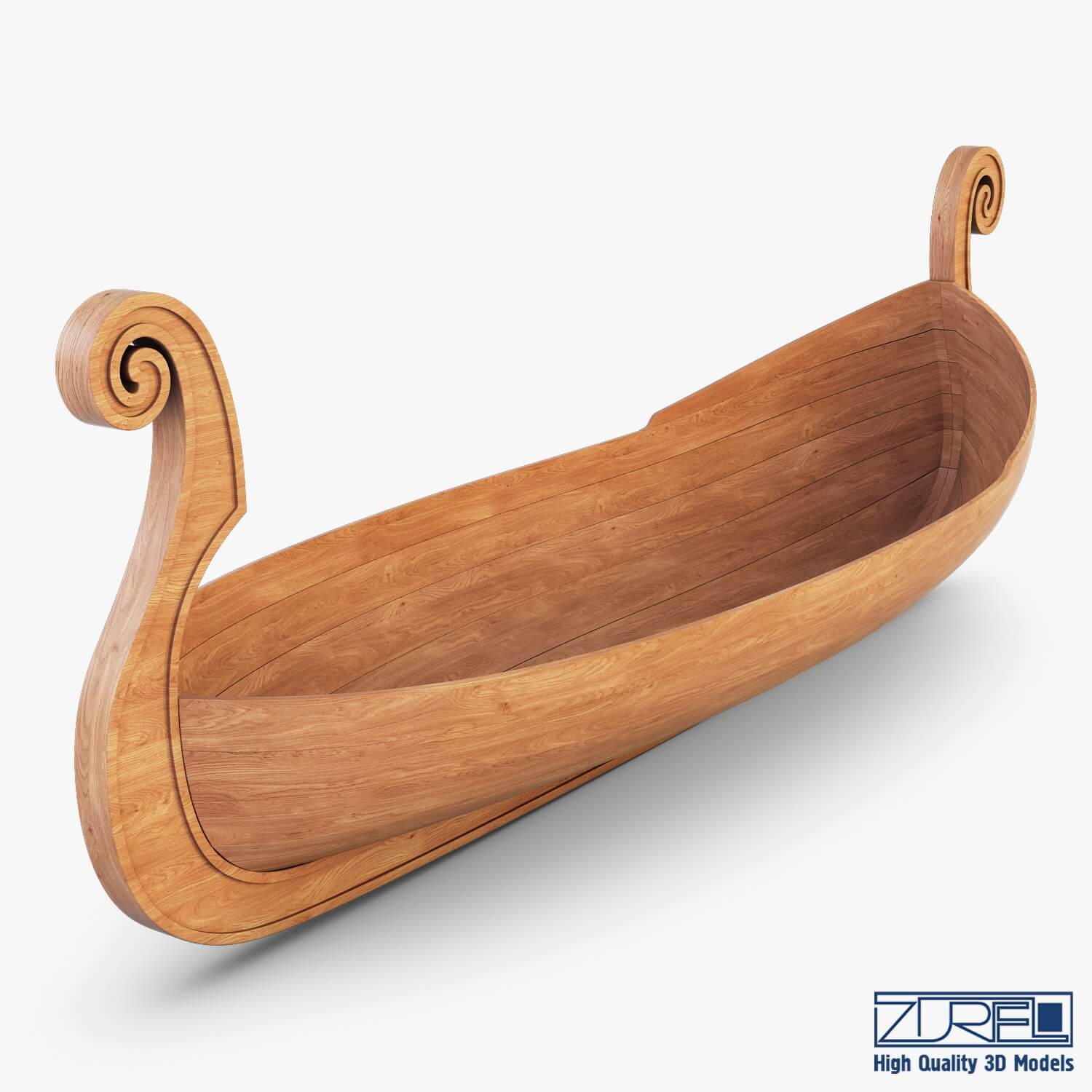 Ancient Boat - 3D Model by Zurel