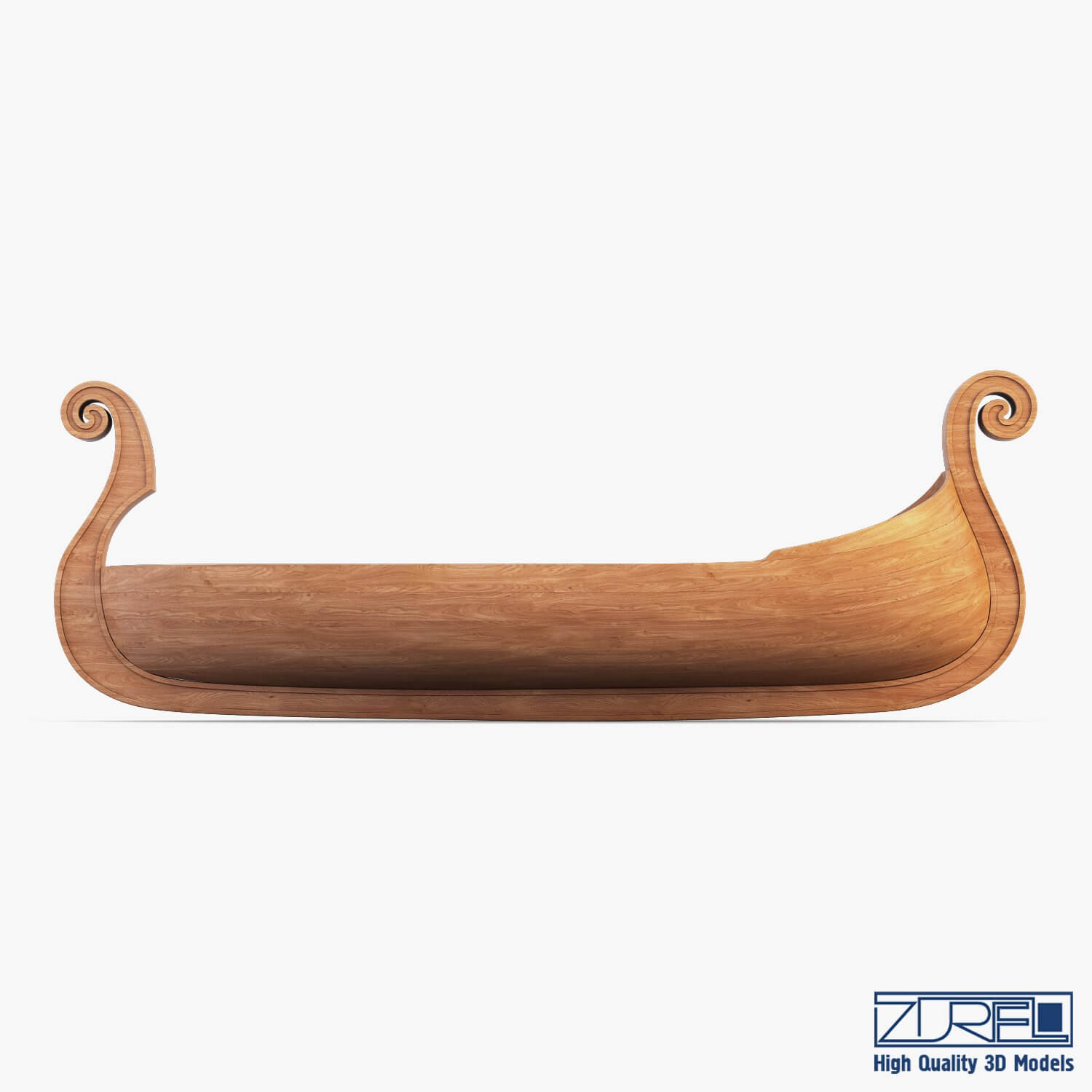 Ancient Boat - 3D Model by Zurel