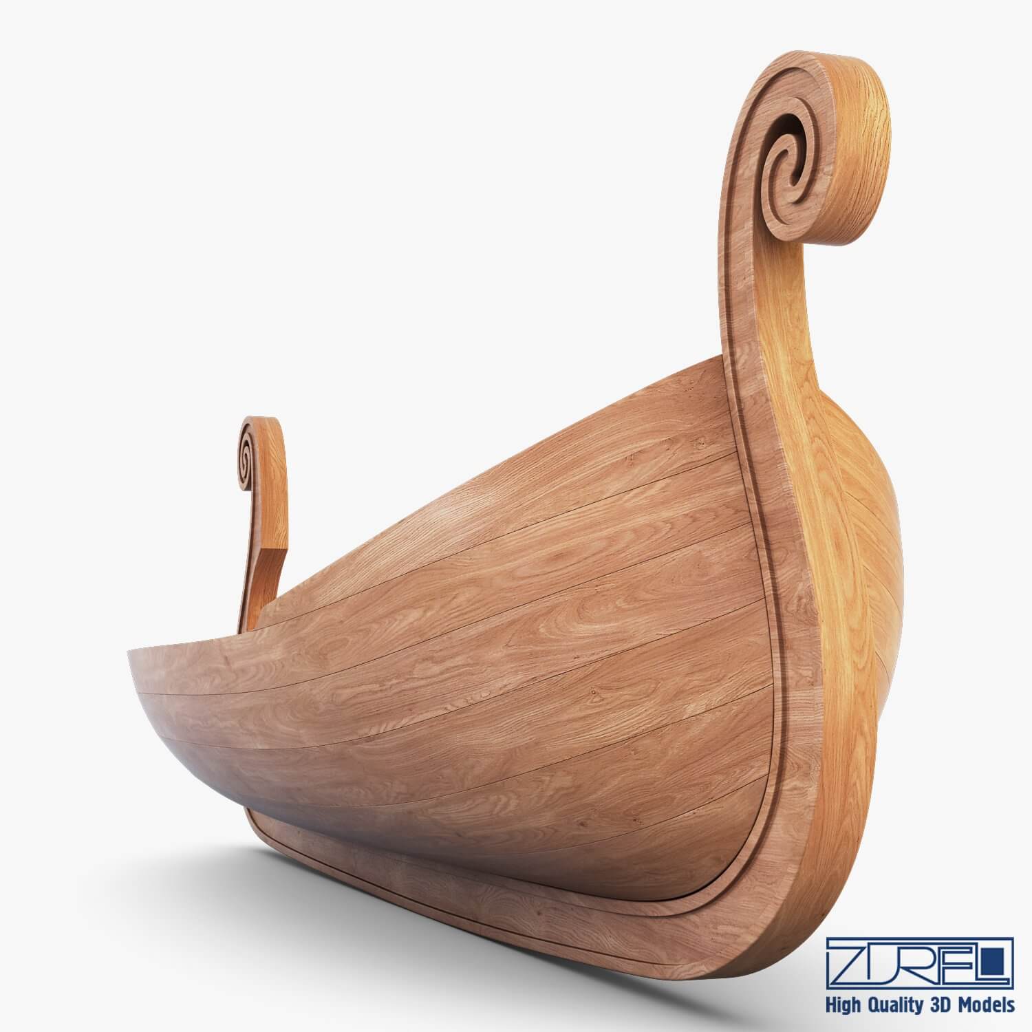 Ancient Boat - 3D Model by Zurel