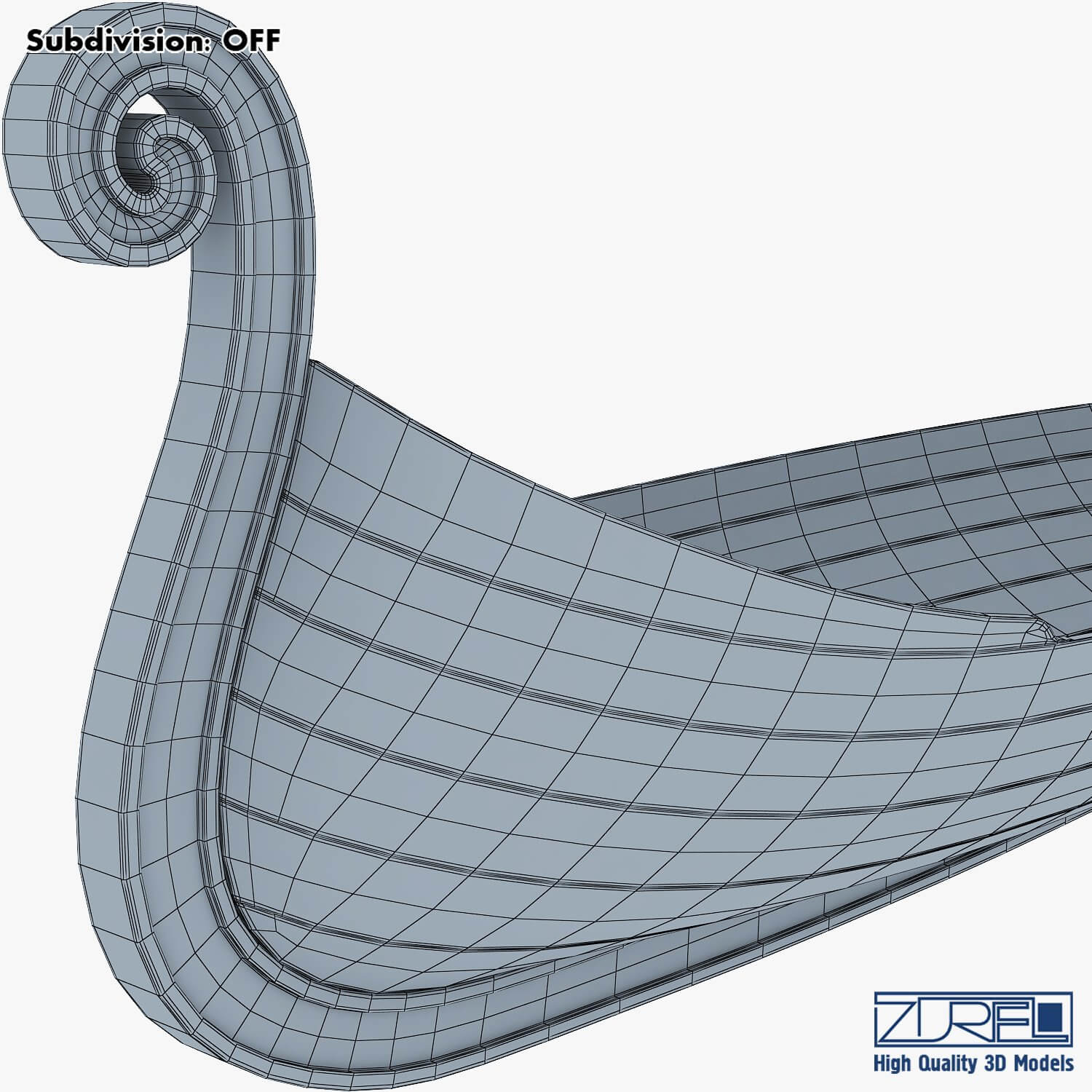 Ancient Boat - 3D Model by Zurel