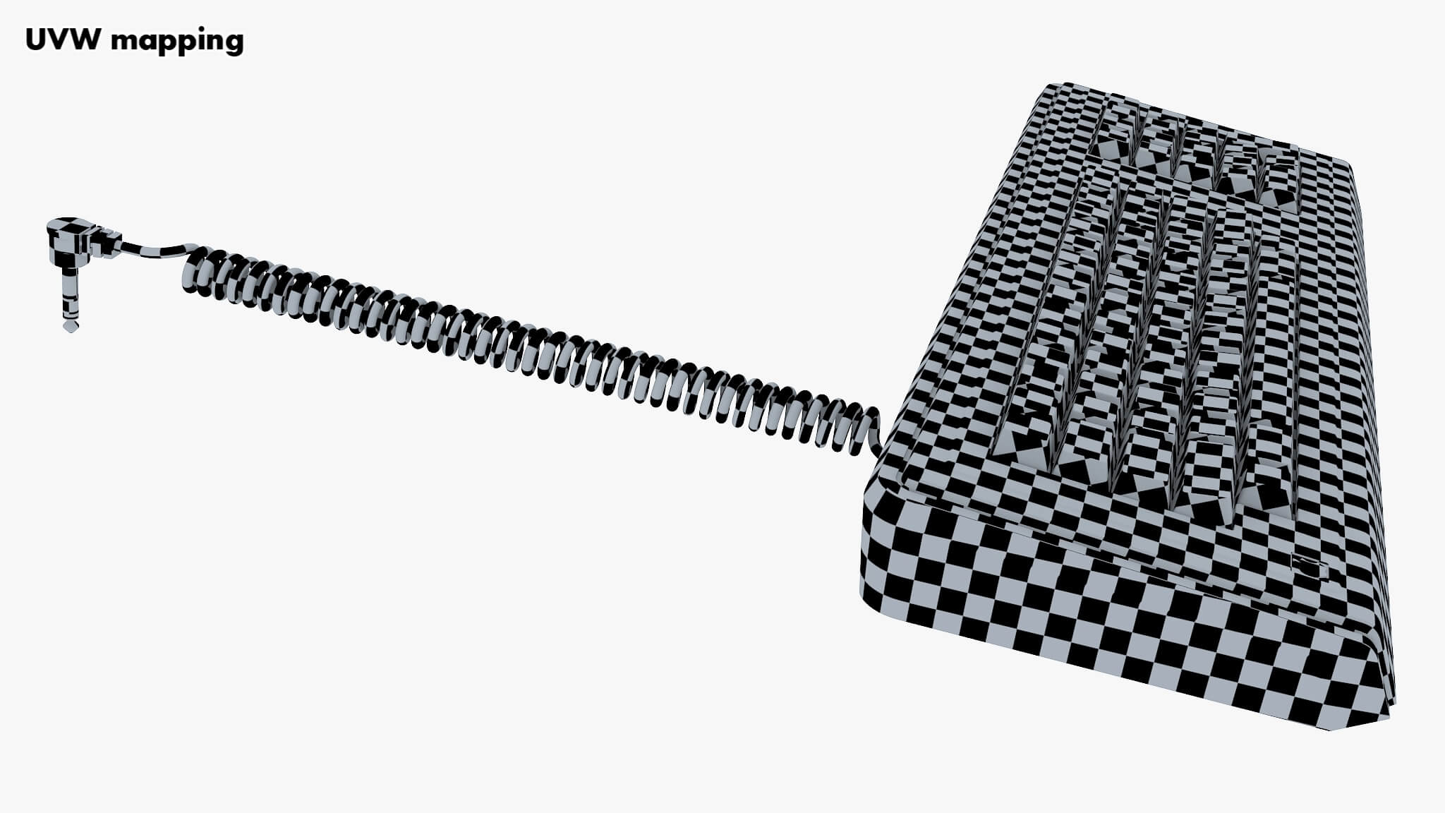 Apple Lisa A6MB101 Keyboard Vintage 1983-1986 M1 3D Model by Zurel