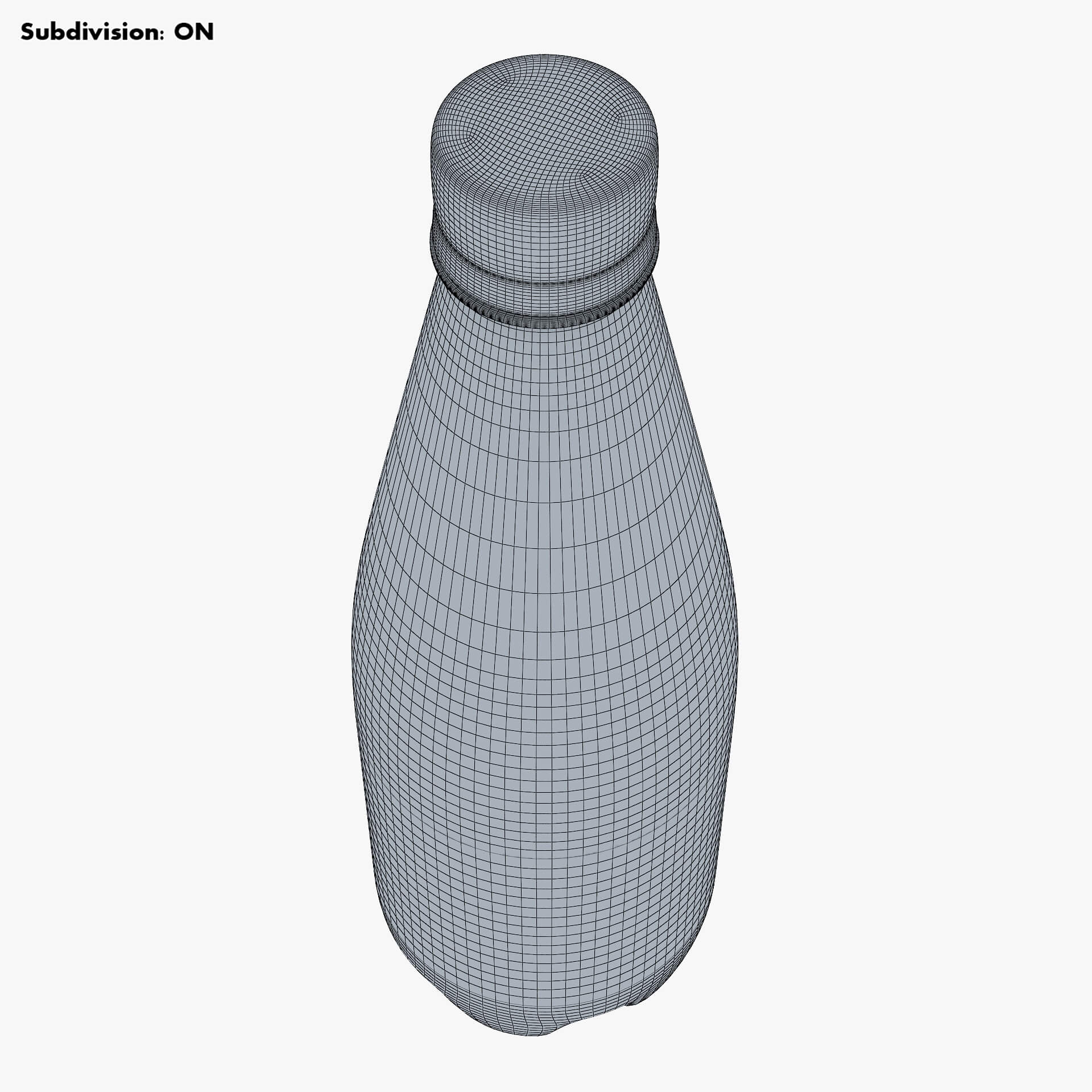 Aqua Source Bottle 450ml Simple M 1 - 3D Model by Zurel