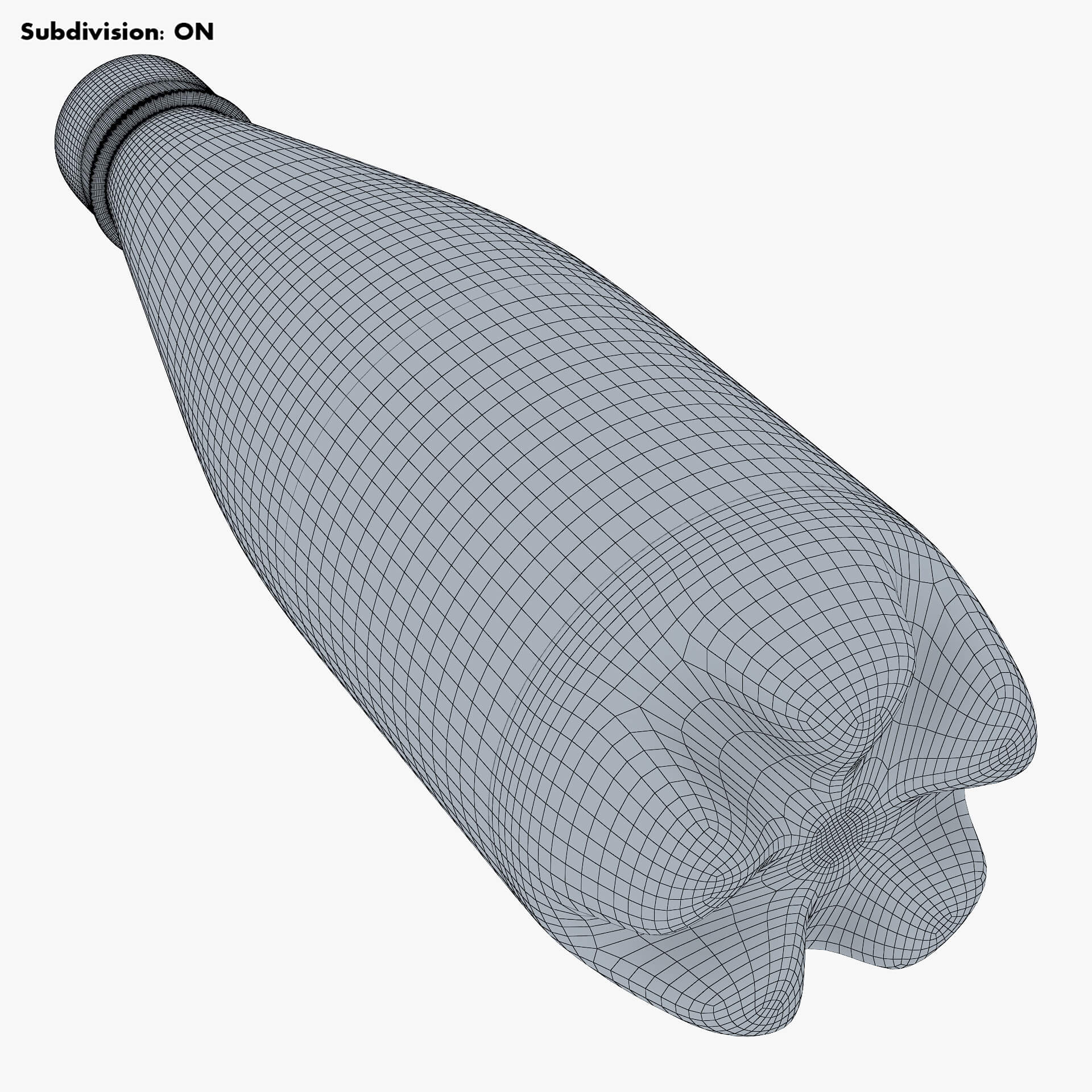 Aqua Source Bottle 450ml Simple M 1 - 3D Model by Zurel