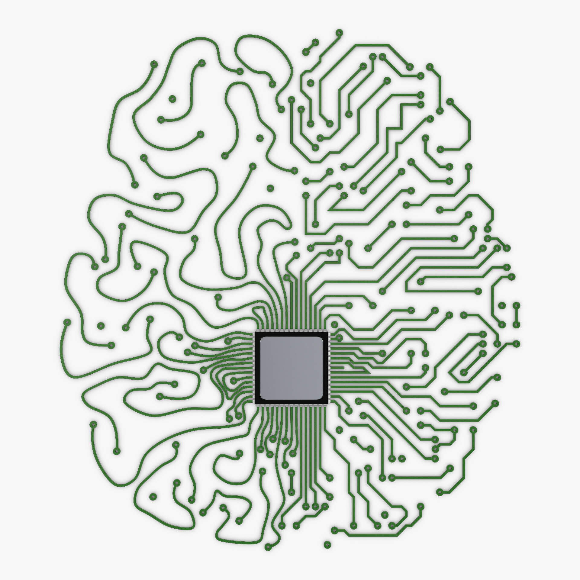 Artificial Intelligence Circuit Brain M 1 3d Model By Zurel