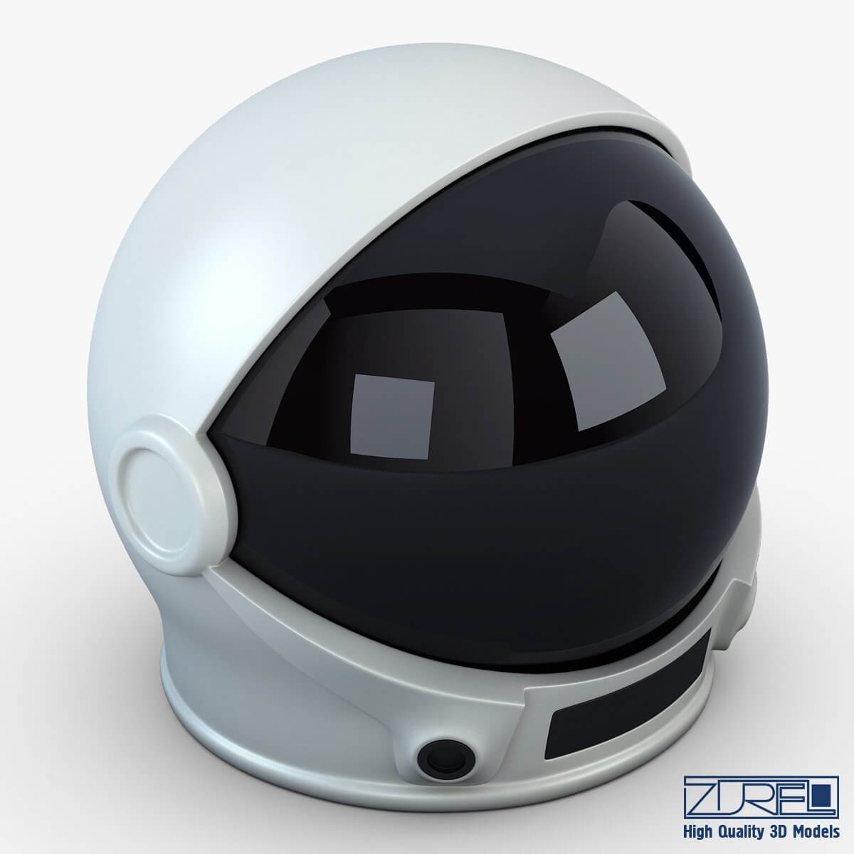 Astronaut Helmet - 3D Model by Zurel